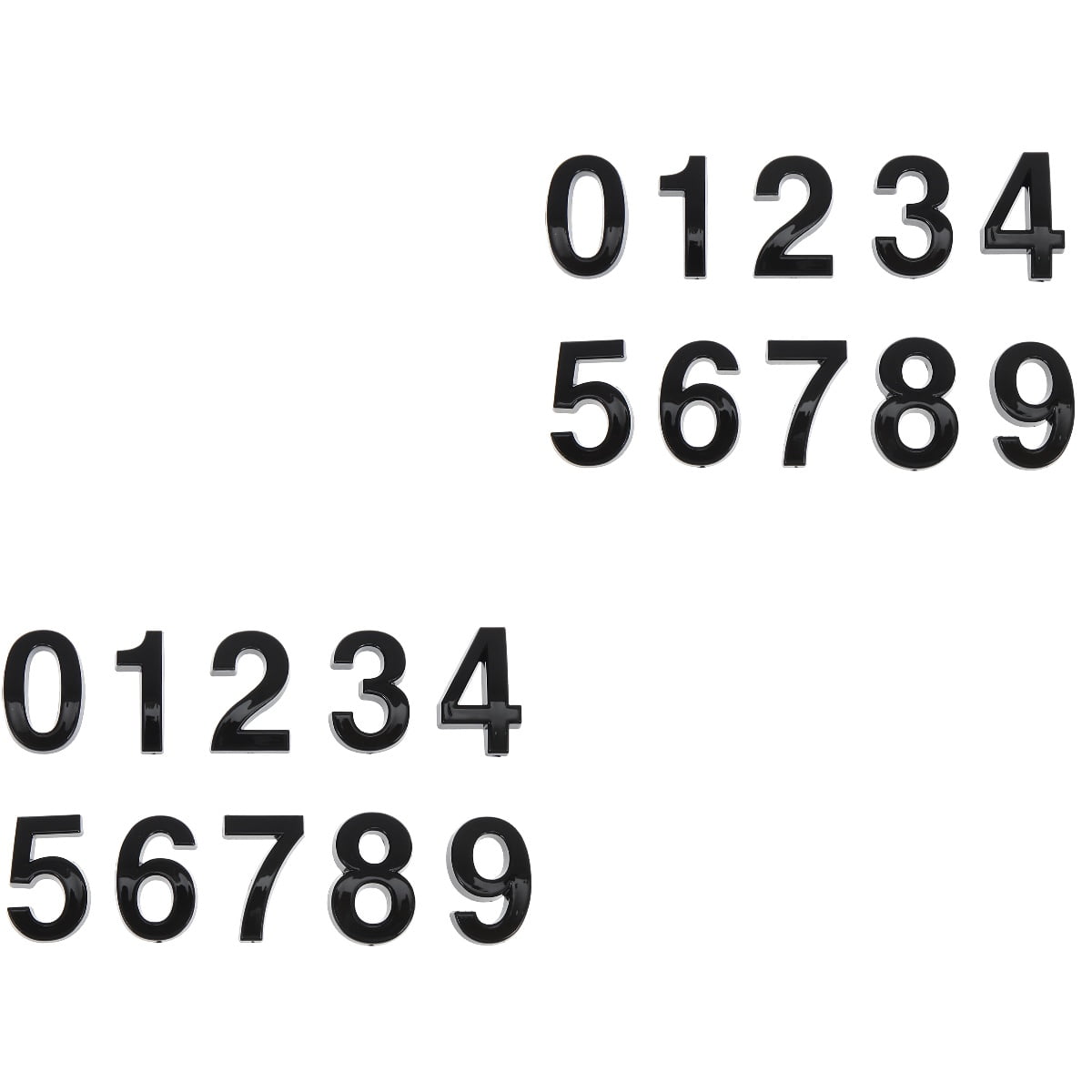 Nicehomfit 20 Pcs Professional House Numbers Multi-function Clock ...