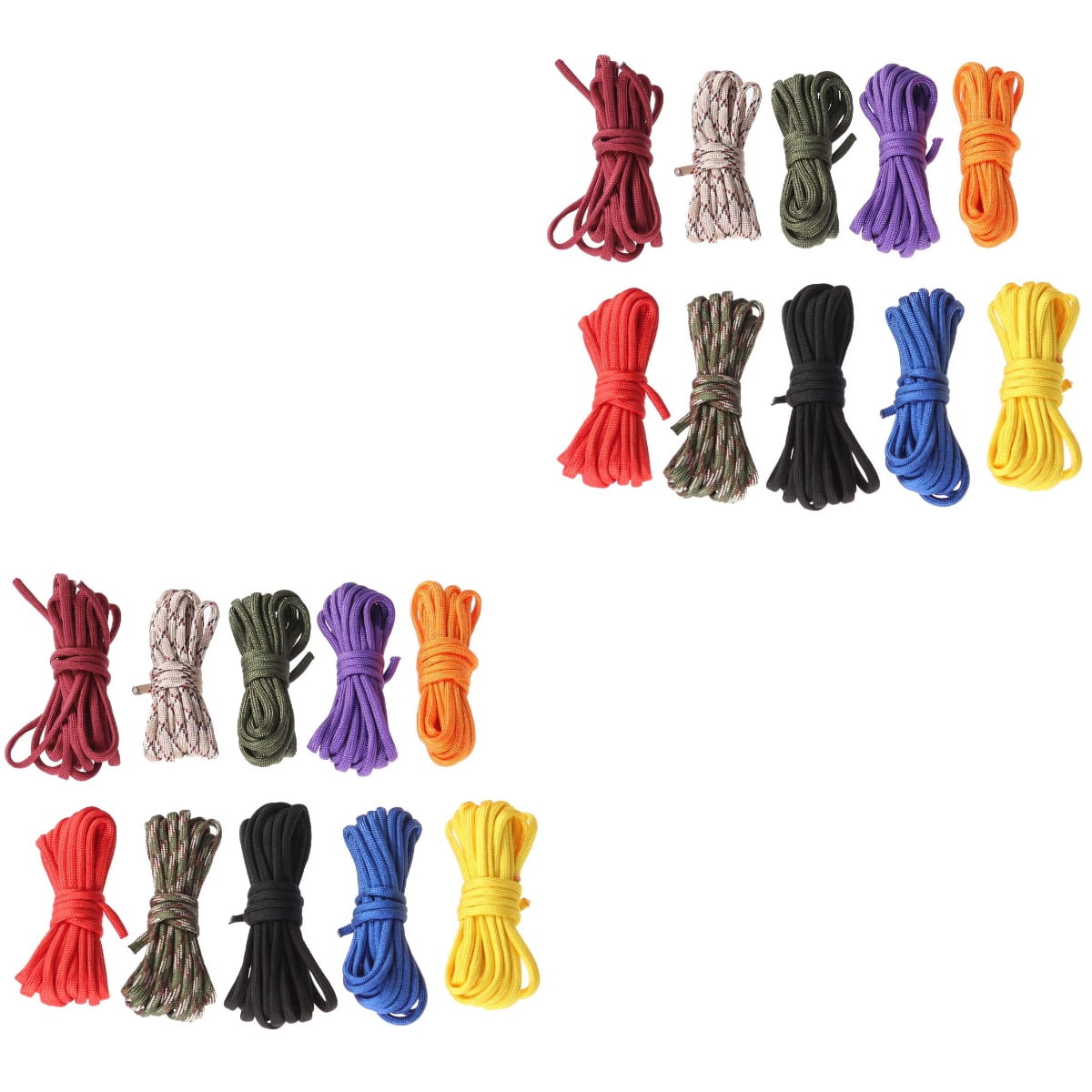 Nicehomfit 20 pcs 3 Meters Length Paracord Climbing Rope Emergency ...