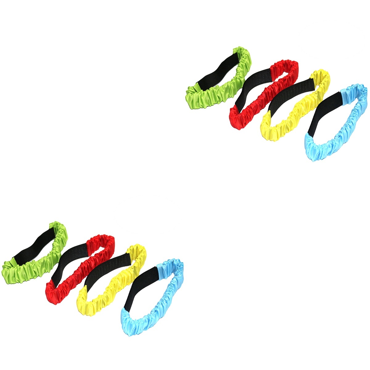 Nicehomfit 24 Pcs 3 Legged Race Bands Elastic Tie Rope Straps for Kids ...