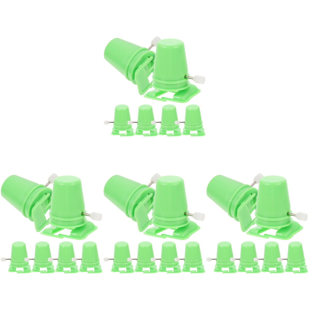 Nicehomfit 24 Pcs Rewinding Toy Movements Clay Craft Parts Windup Toy ...