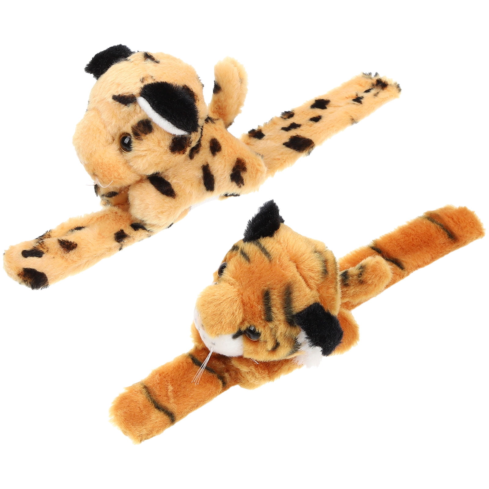 Nicehomfit Jungle Theme Events Plush Animal Slap Bracelets Yellow 2Pcs ...