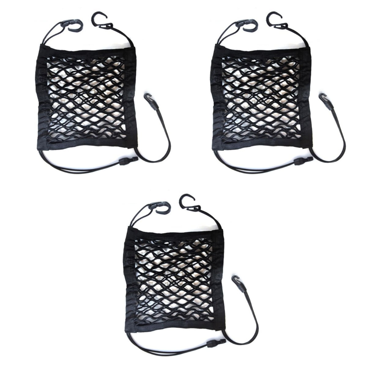 Nicehomfit 3pcs Universal Car Seat Net Vehicle Seat Pet Barrier Storage ...