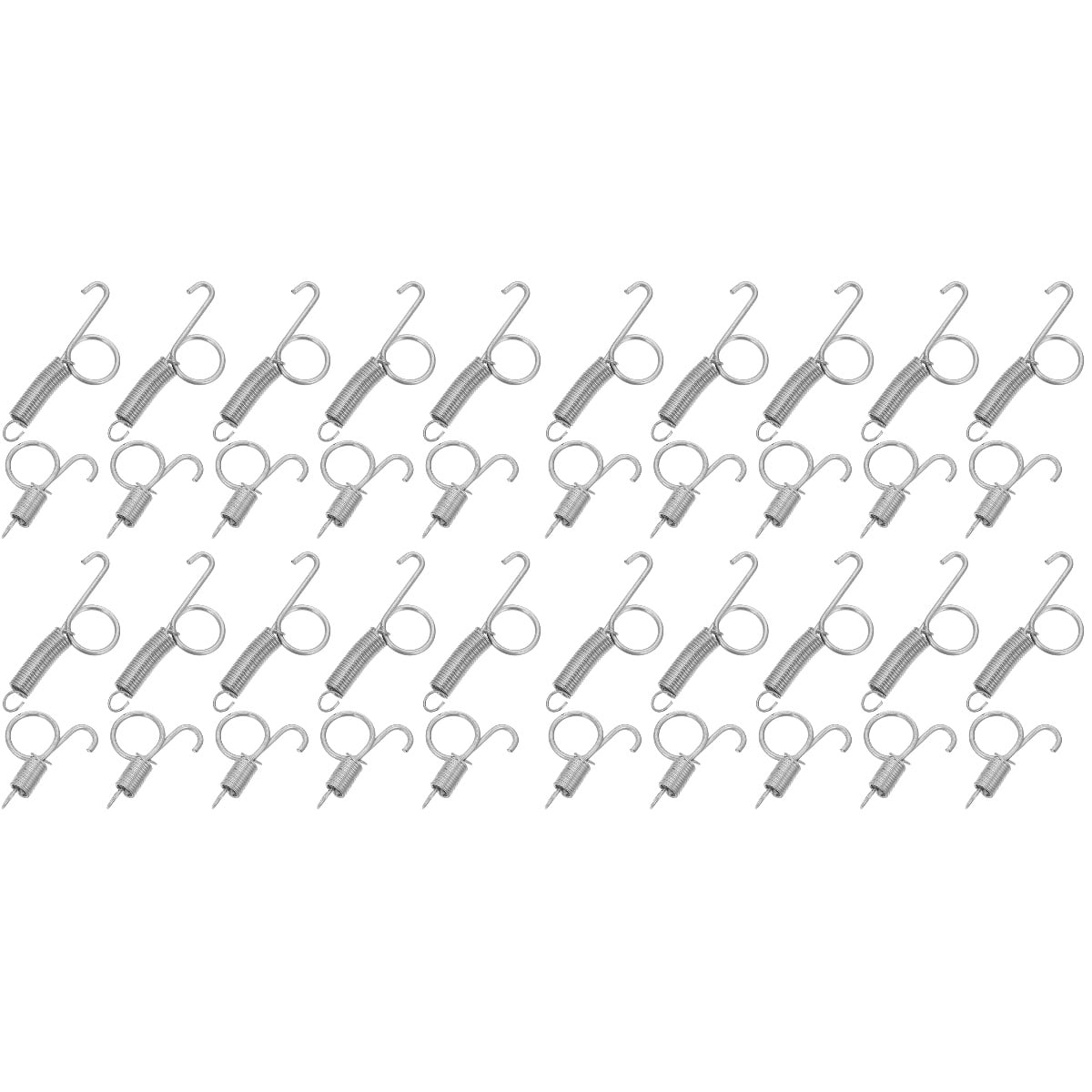 Nicehomfit 40 pcs Rabbit Cage Spring Hooks Spring Cage Latch Door Hooks ...