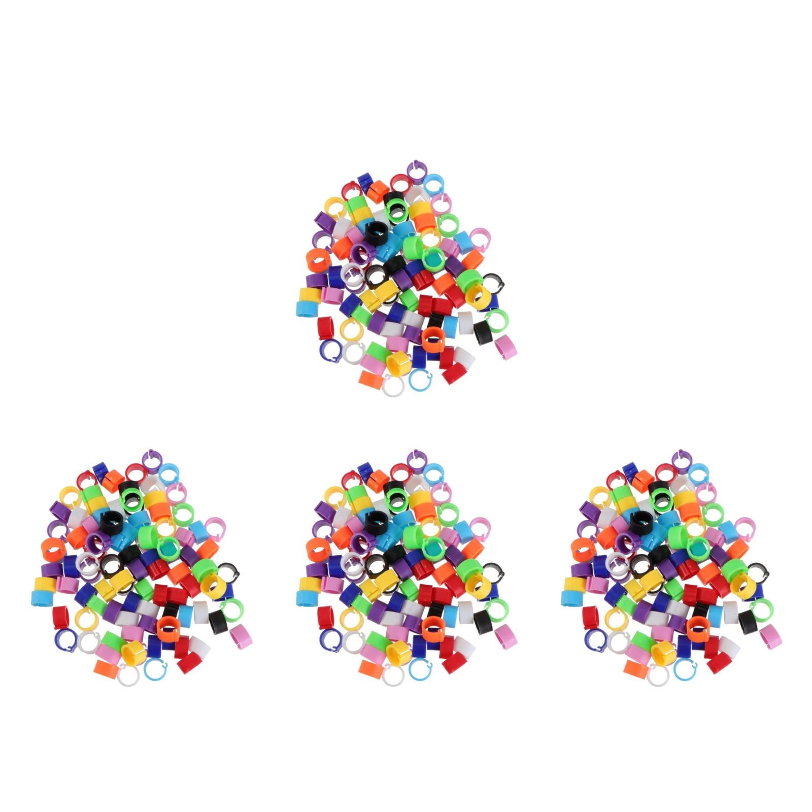 Nicehomfit 400 Pcs Birds Identification Pigeons Parrot Bird Opening ...