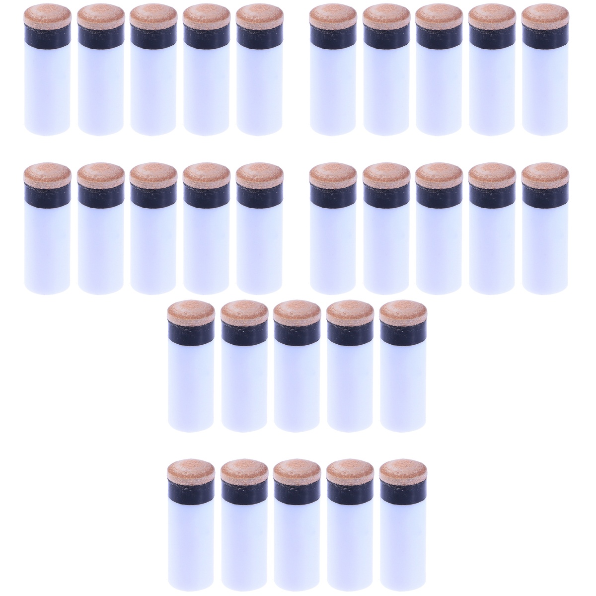 Nicehomfit 45 pcs American Style Billiard Cue Ferrules and Tips ...