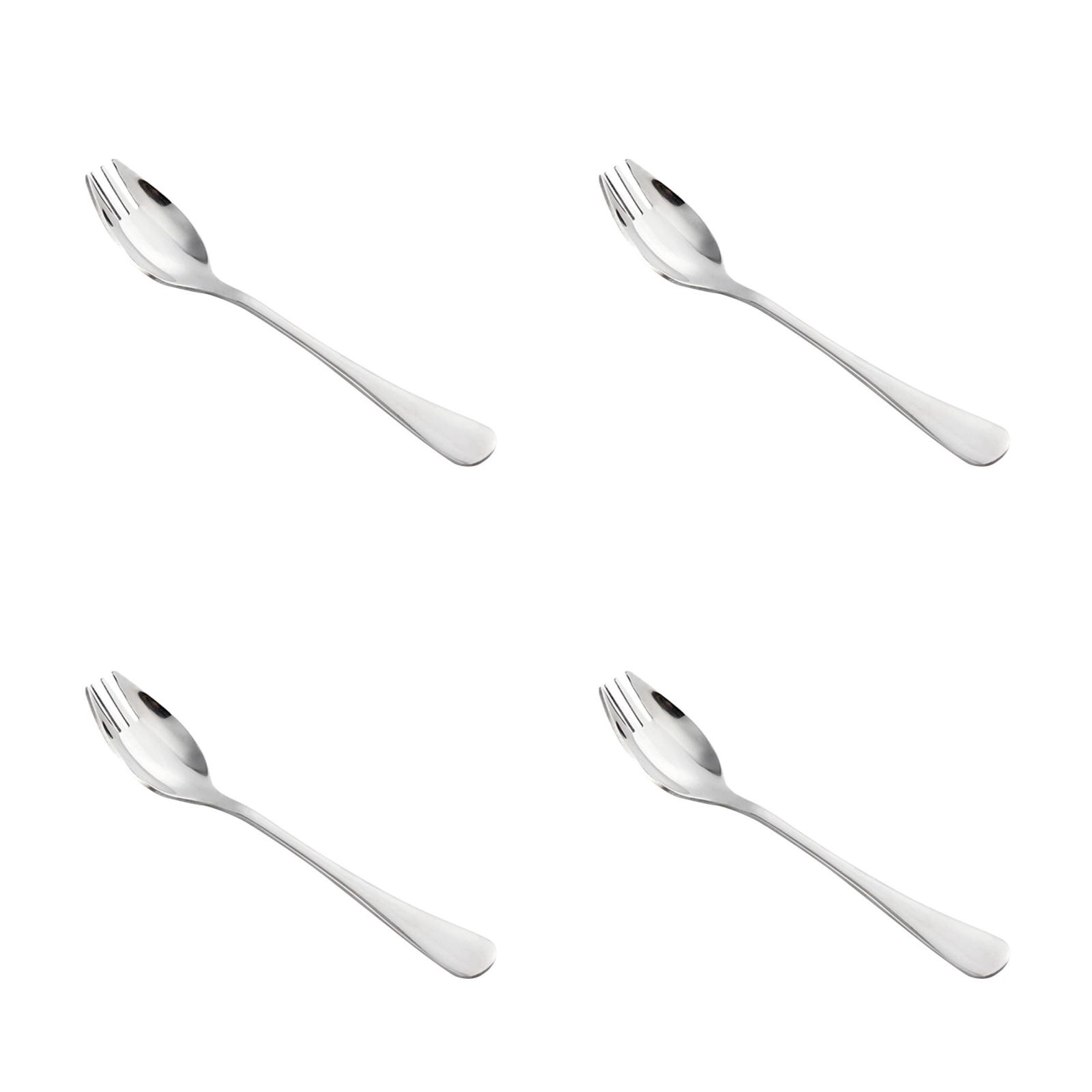 Nicehomfit 4pcs Outdoors Tools Salad Creative Portable Fork Spoon ...