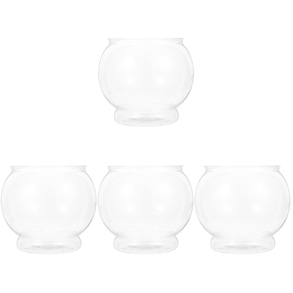 Nicehomfit 4pcs Tabletop Fish Tank Globe Fish Bowl Exquisite Fish Bowl ...