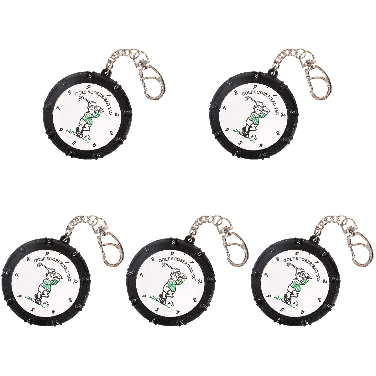 Nicehomfit 5pcs Handheld Golfing Score Counter Round Counting Score ...