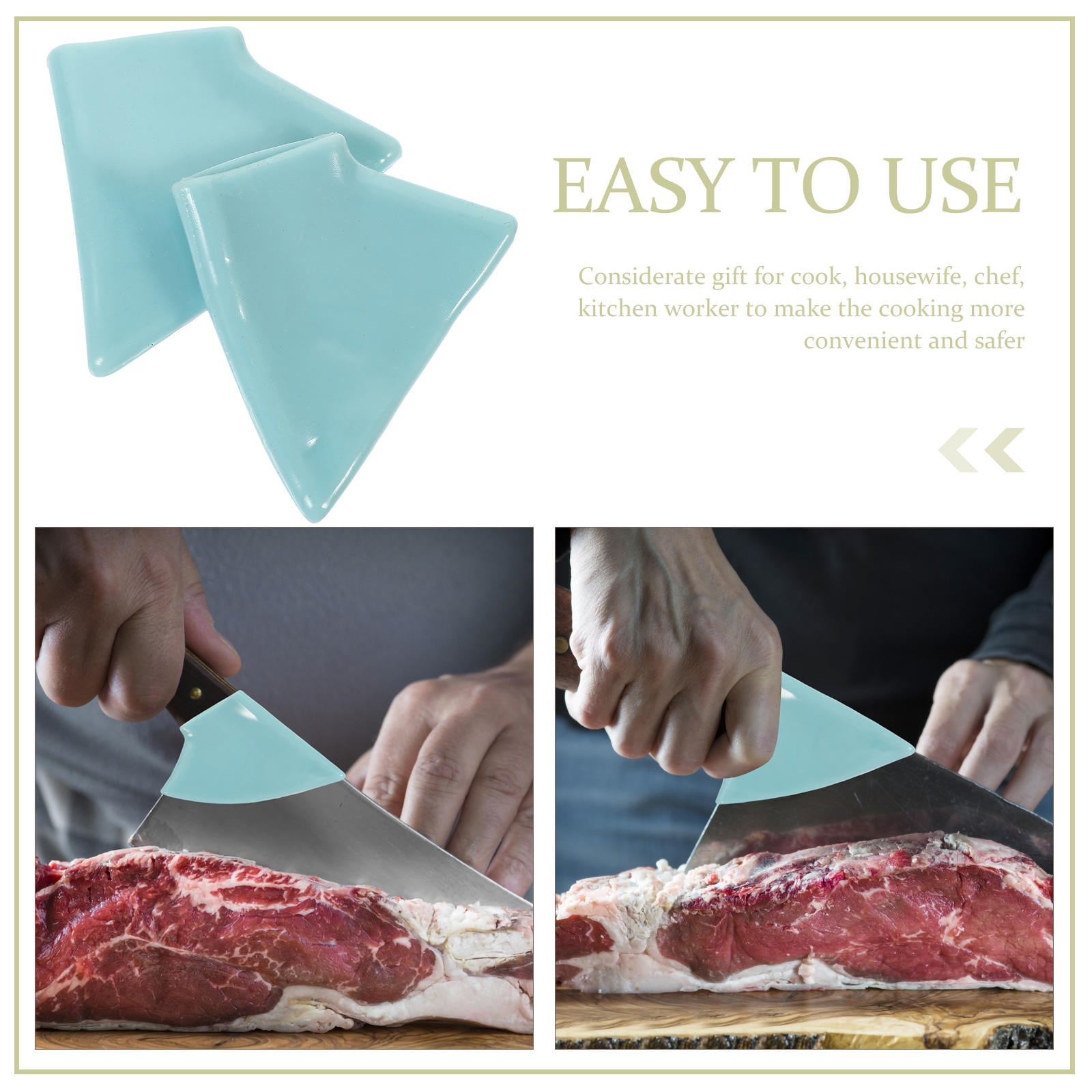 Nicehomfit Cooking Tools Kitchen Hand Protective Guards Blue 2Pcs ...