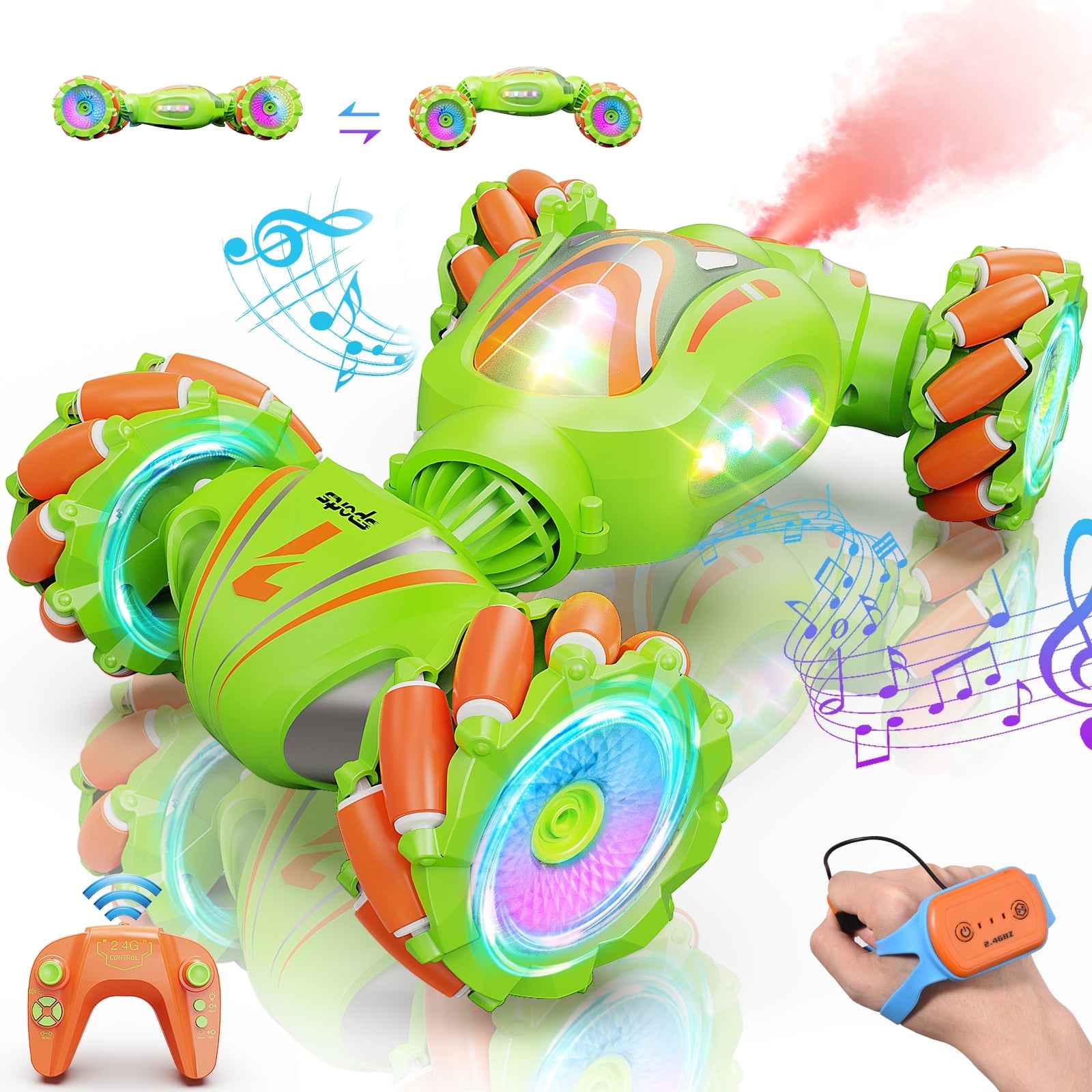 Nicella RC Stunt Car Remote Control Cars for Boys Girls 8-12, Gesture ...