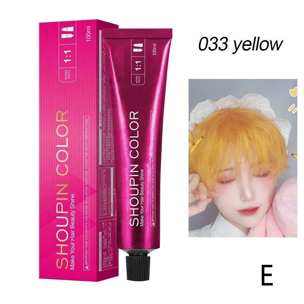 Niceme No Bleaching Hair Color Dye, Ammonia-Free ShouPin Permanent Pink ...