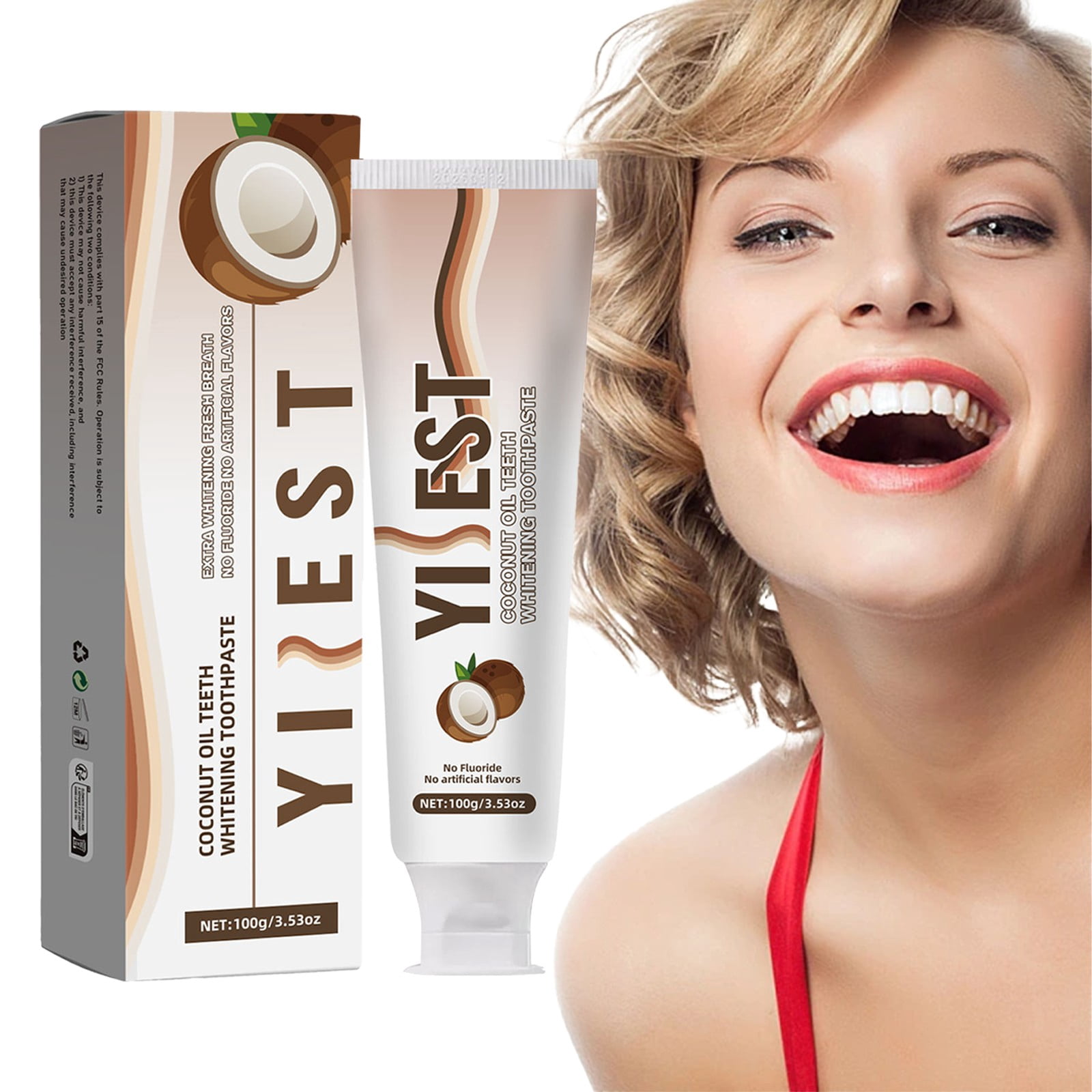 Niceme Teeth Anticavity Fluoride Toothpaste More Stain Removal 24 Hour ...