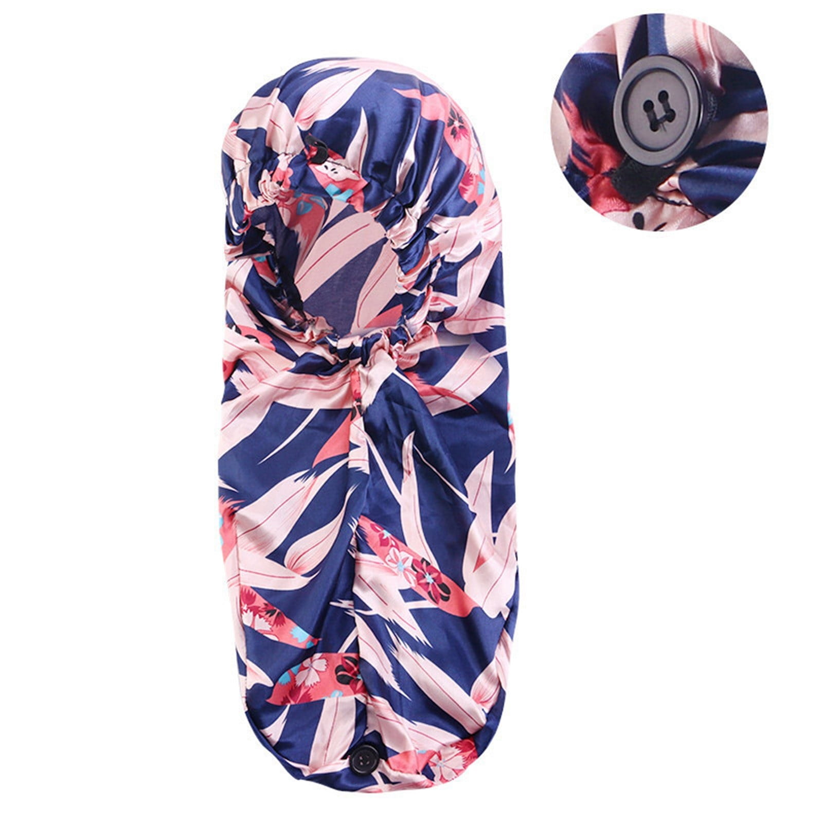 Niceme Unisex Open Wide Elastic Band Satin Pocket Bonnet Silky ...