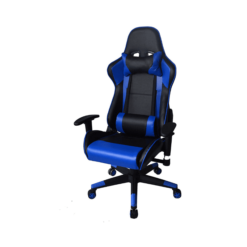 Nicer Furniture Ergonomic Racing Gaming Chair with Head Cushions and ...