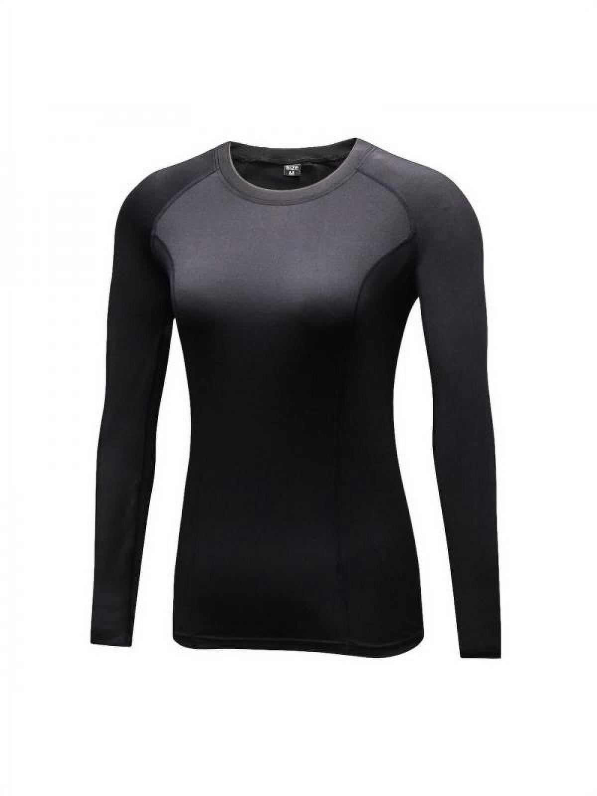 Nicesee Quick Dry Women's Long Sleeve Compression Base Layer Shirt ...