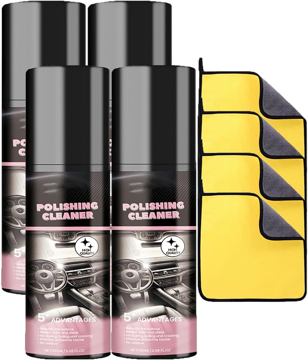 Nicetopu Polishing Cleaner, Car Interior Cleaner, 3.38oz/100ml ...