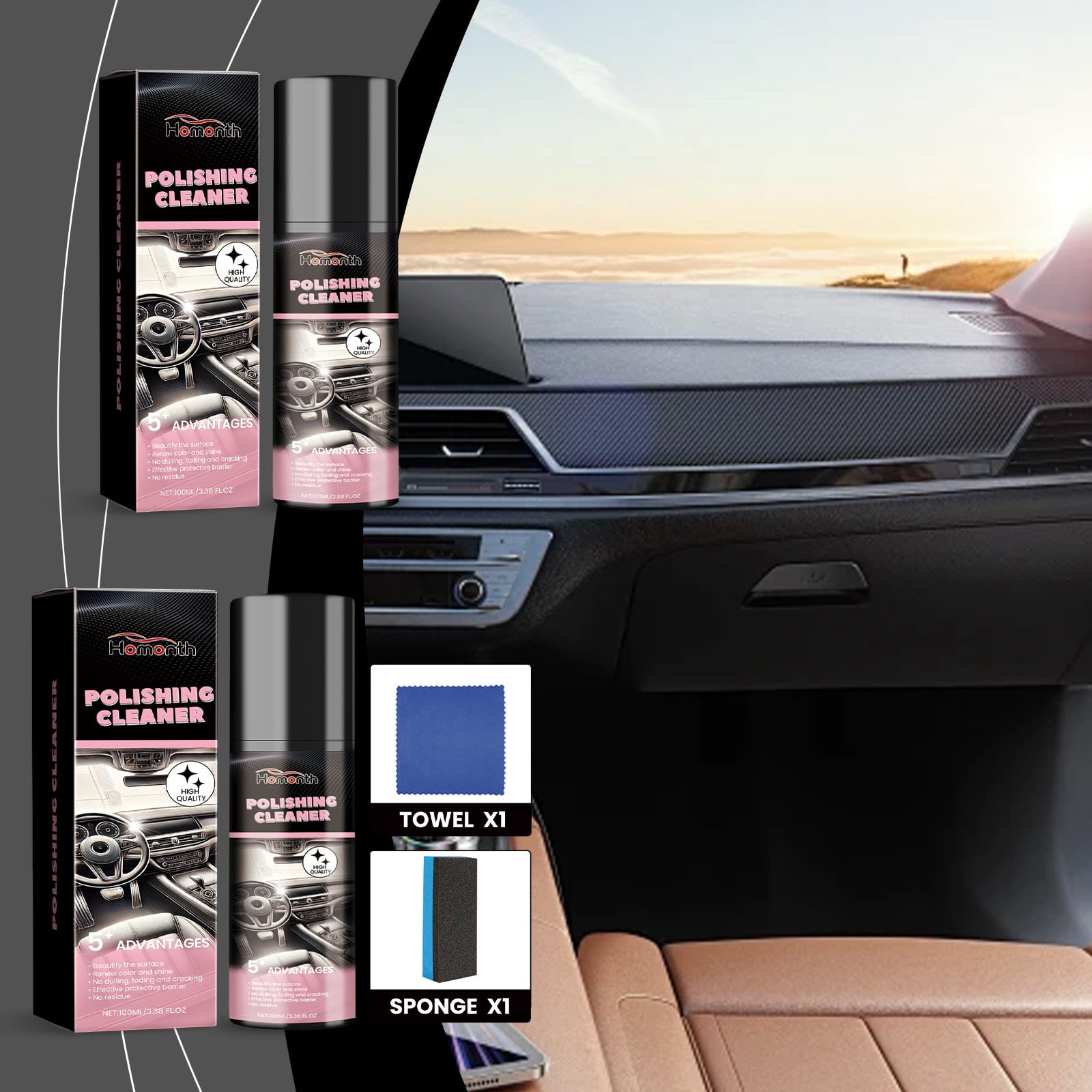 Nicetopu Polishing Cleaner, Polishing Cleaner Car Interior, Nicetopu ...