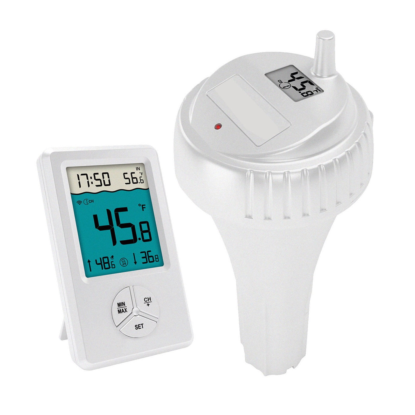 Nicety Pool Thermometer Wireless Digital Pool Thermometer Floating Easy ...