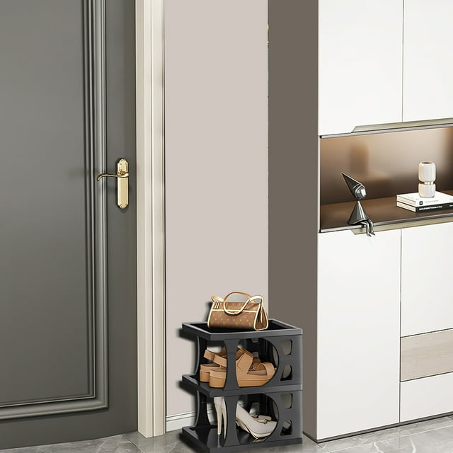 Nicewell 3-Tiers Vertical Shoe Rack, Sturdy & Space Saving, Boot Floor ...