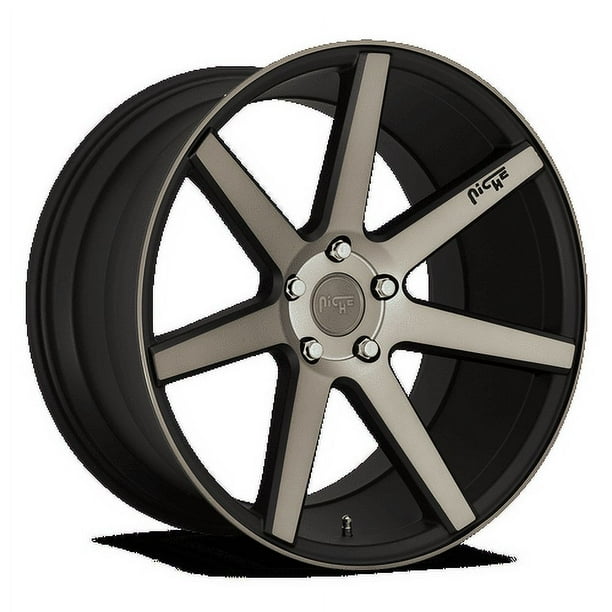 Niche 1PC Aluminum Rim M150 VERONA 19X8.5in Matte Black Machined Finish ...