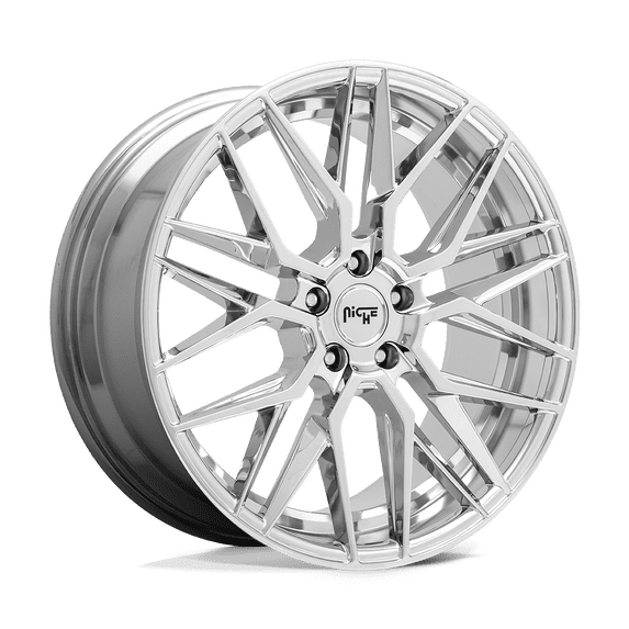 Niche 1PC Cast Aluminum Rim M249 18X8 5X112 CHROME 42MM, M2491880F8+42 ...