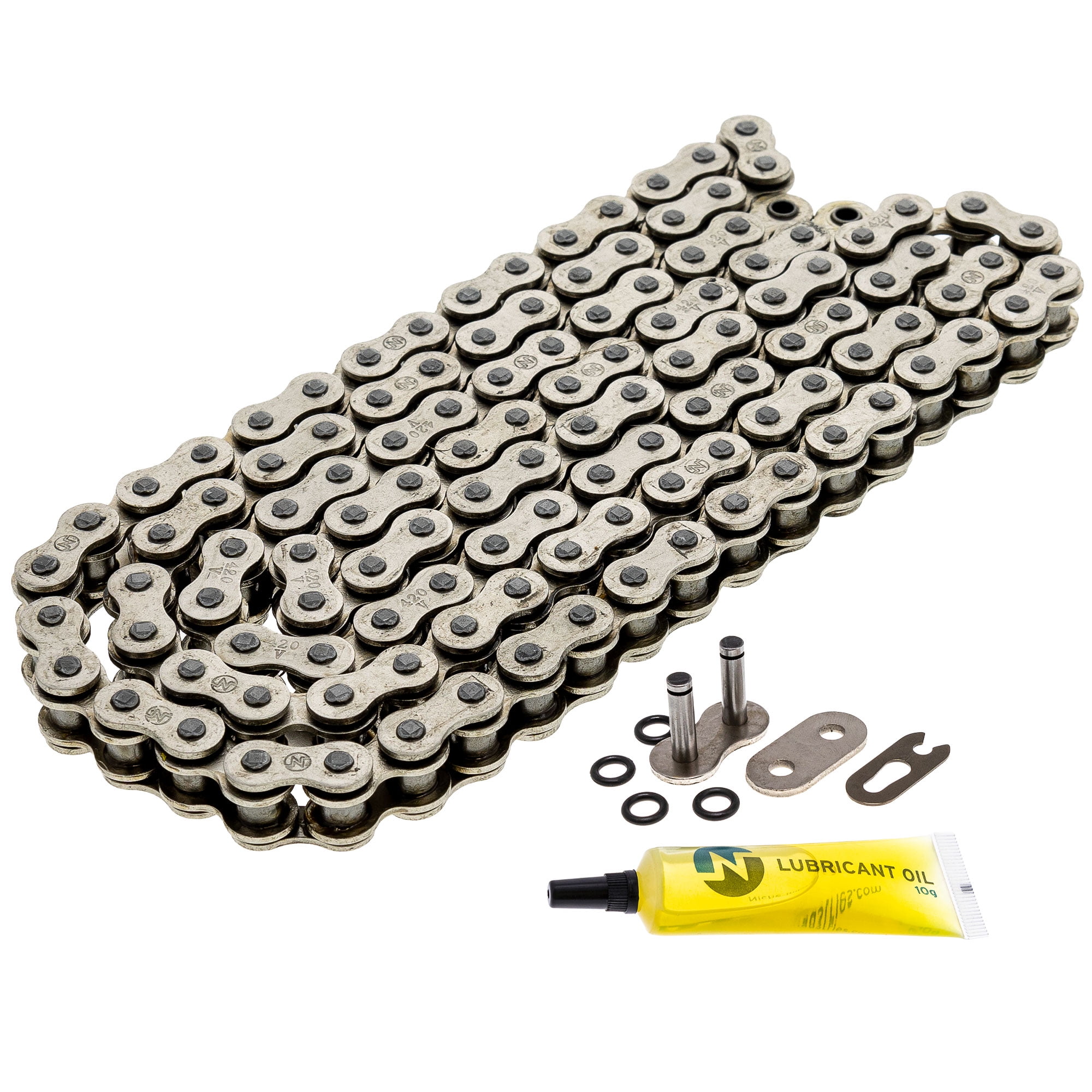 Niche 420 Drive Chain 120 Links O-Ring With Master Link for Motorcycle ...