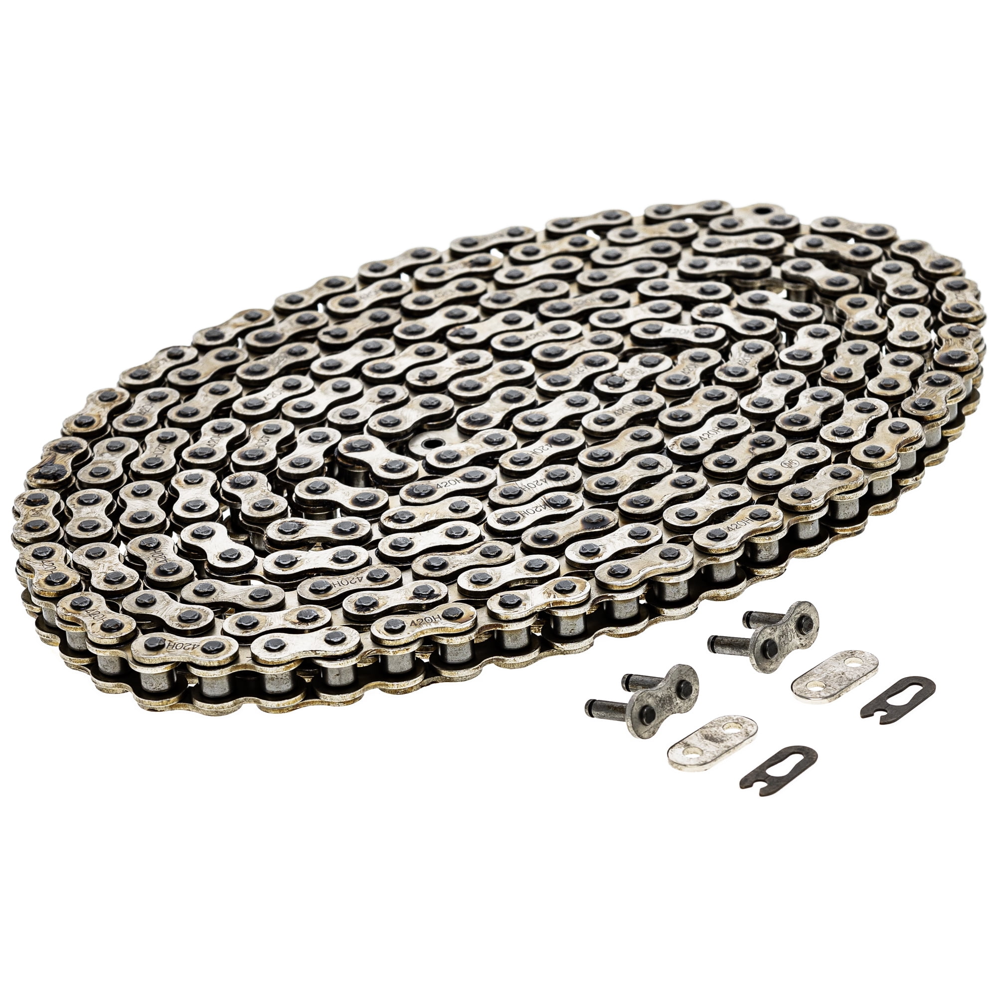 Niche 420 Standard Motorcycle Drive Chain Bulk Reel 10 Feet Connecting ...