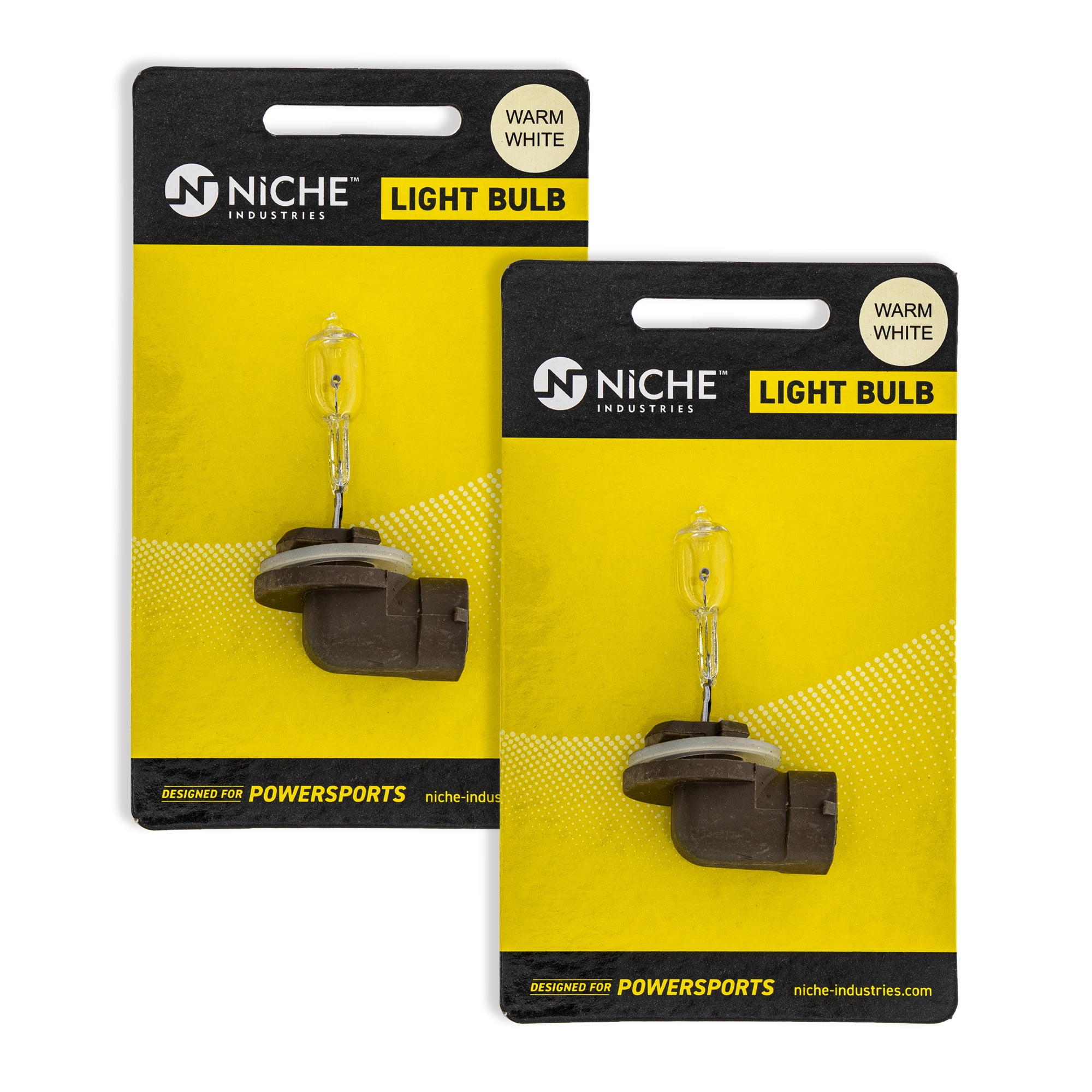 Niche 886 Headlight Bulb for Polaris RZR Ranger 4010253 ATV 2 Pack 519 ...