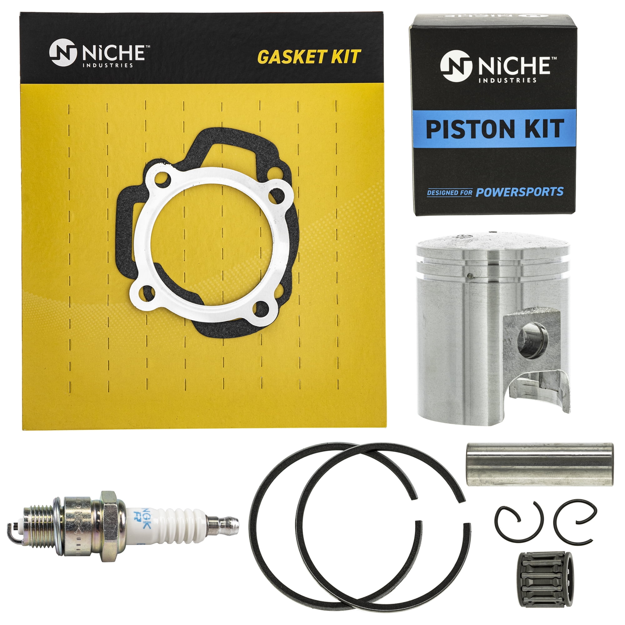 Niche Big Bore 44mm Top End Repair Kit for Yamaha Y-Zinger PW50 QT50 ...