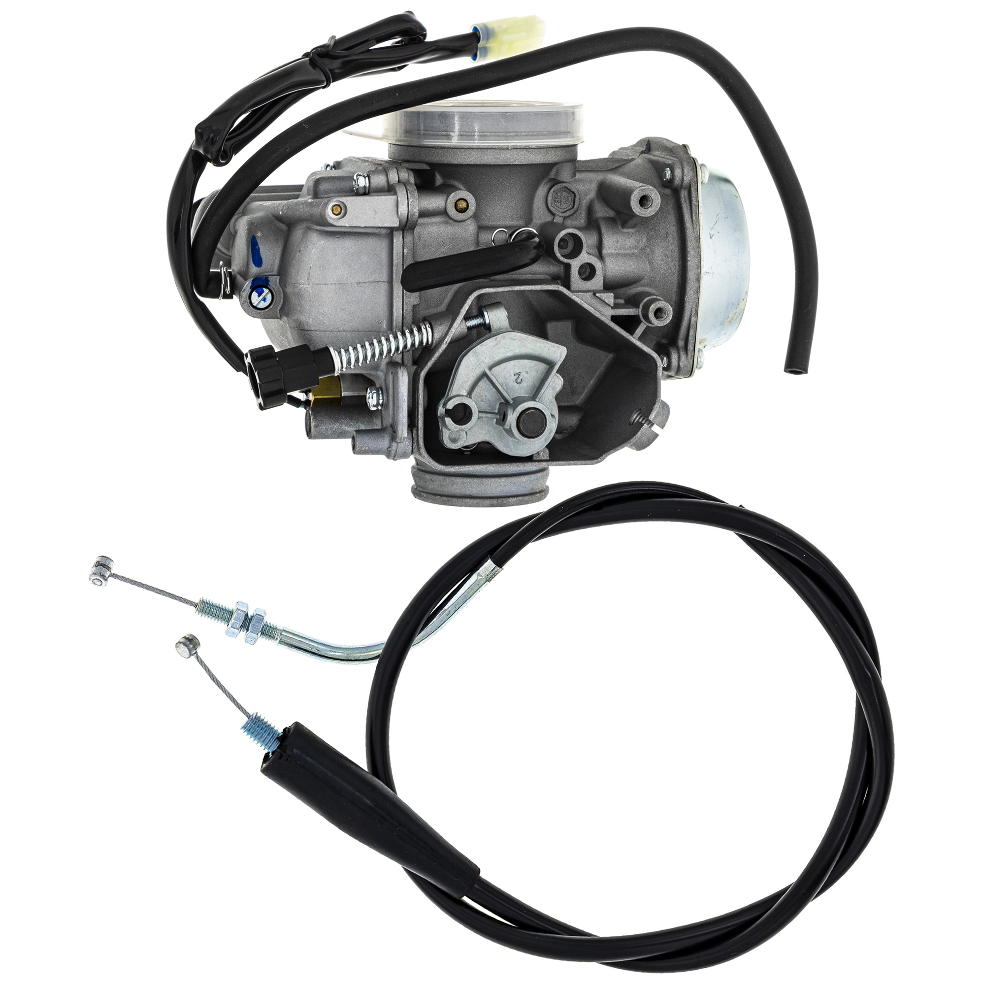 Niche Carburetor Throttle Cable Kit for Kawasaki Bayou 300 15003-1076 ...