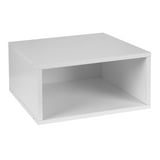 Niche Cubo Half Size Stackable Storage Cube- White Wood Grain - Walmart.com