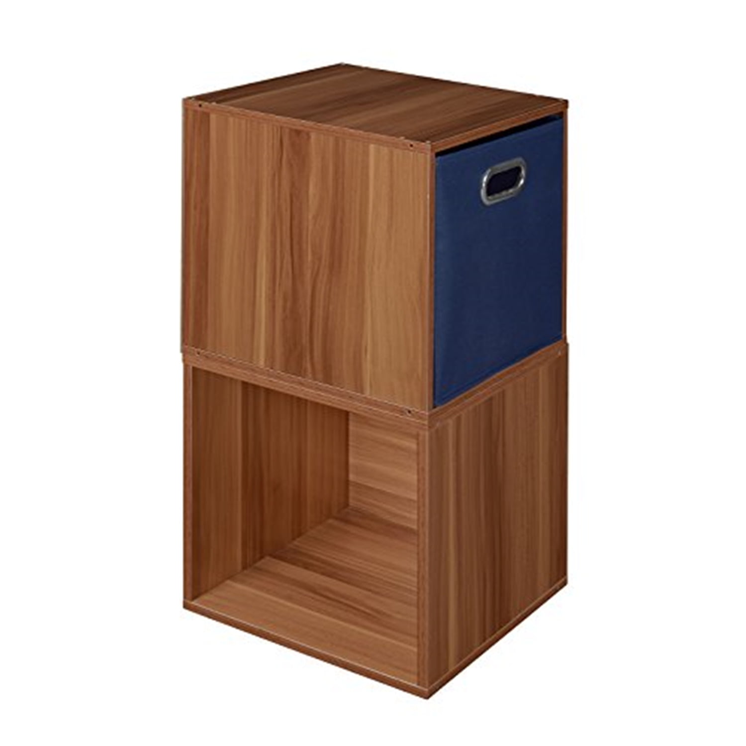 Niche Cubo Storage Set - 2 Cubes and 1 Canvas Bin- Warm Cherry/Blue ...