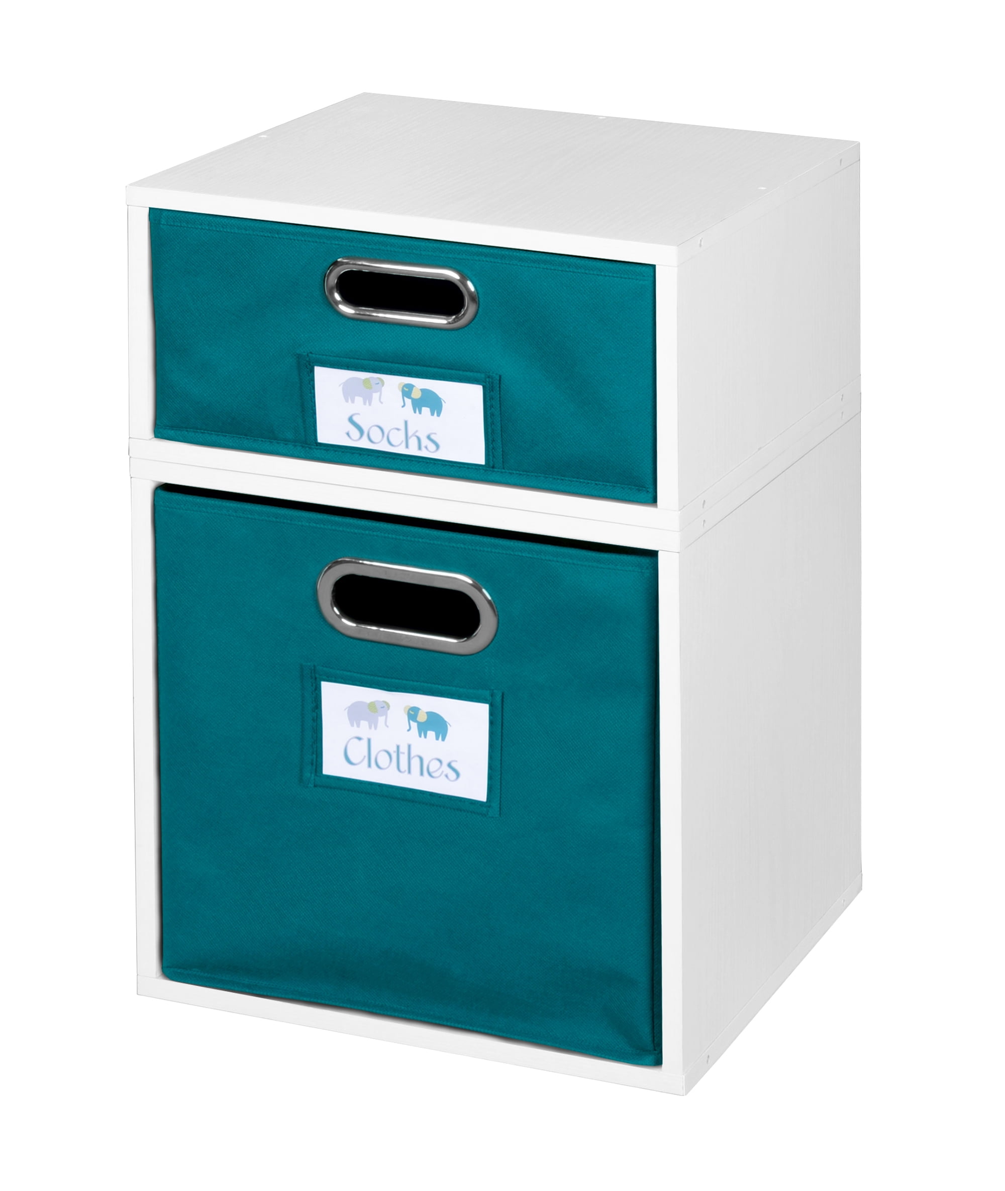 Niche Cubo Storage Set- 1 Full Cube/1 Half Cube with Foldable Storage ...