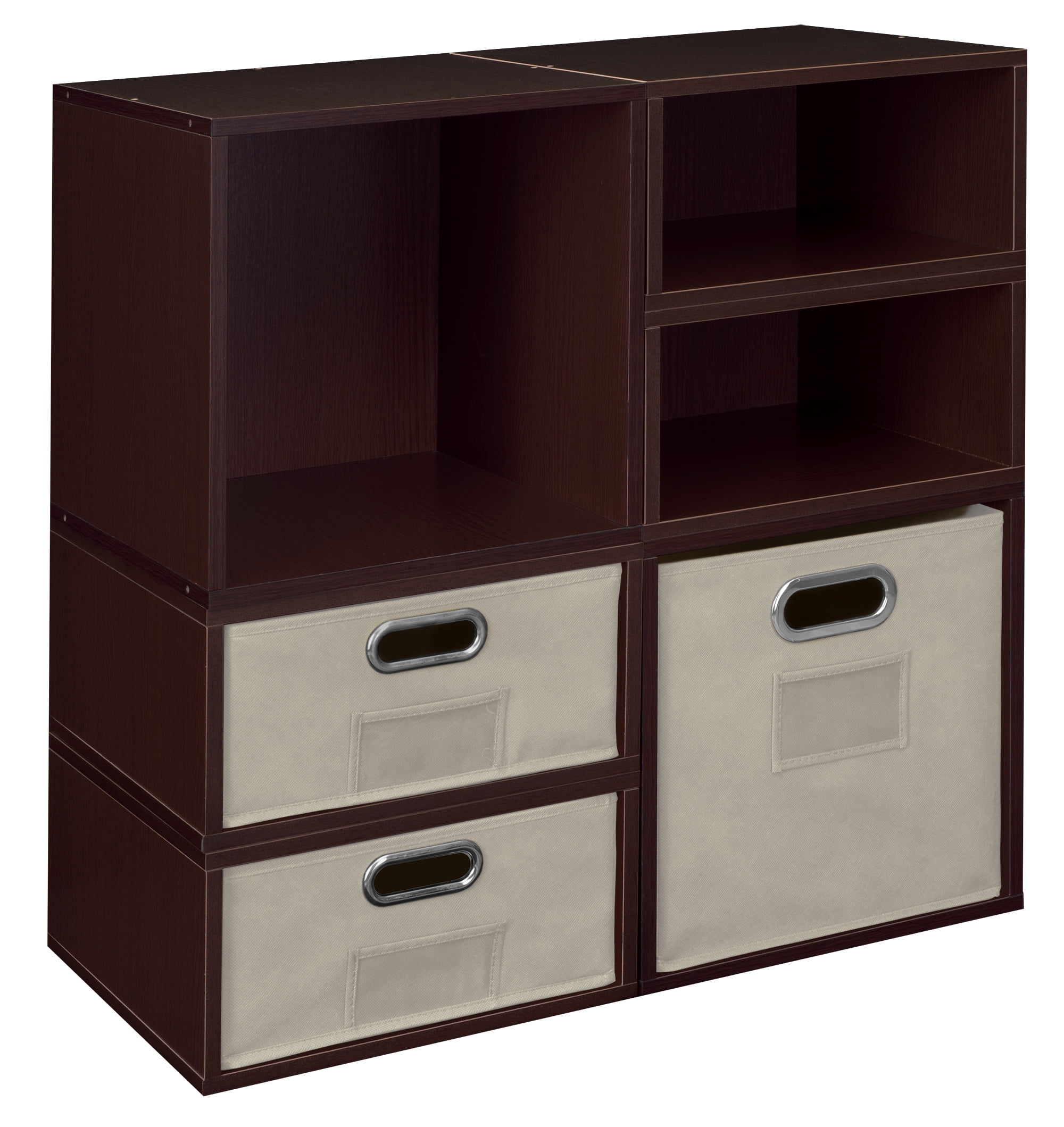 Niche Cubo Storage Set- 2 Full Cubes/4 Half Cubes with Foldable Storage ...