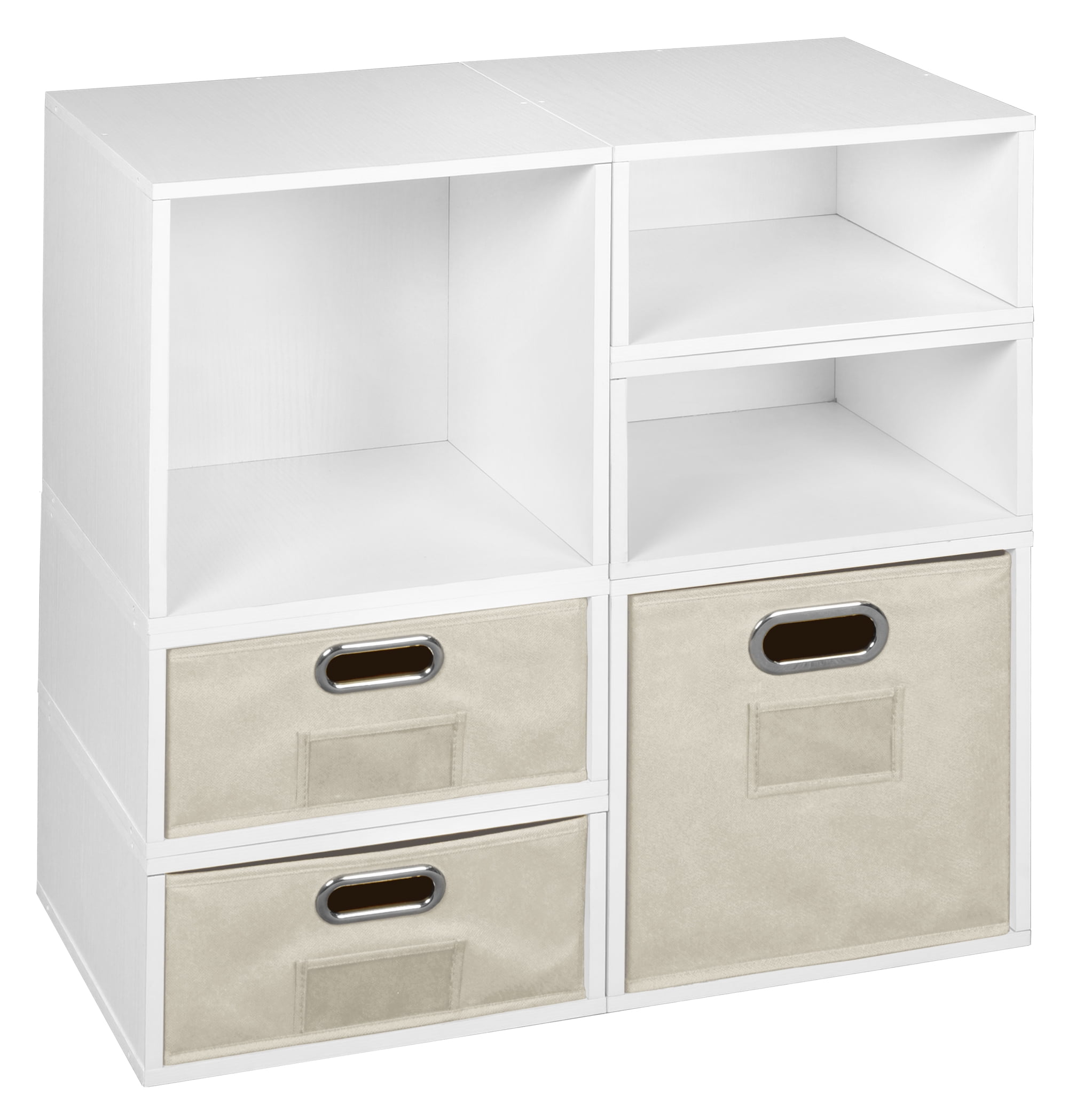 Niche Cubo Storage Set- 2 Full Cubes/4 Half Cubes with Foldable Storage ...