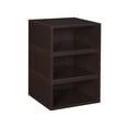 Niche Cubo Storage Set- 3 Half Size Cubes- Truffle - Walmart.com