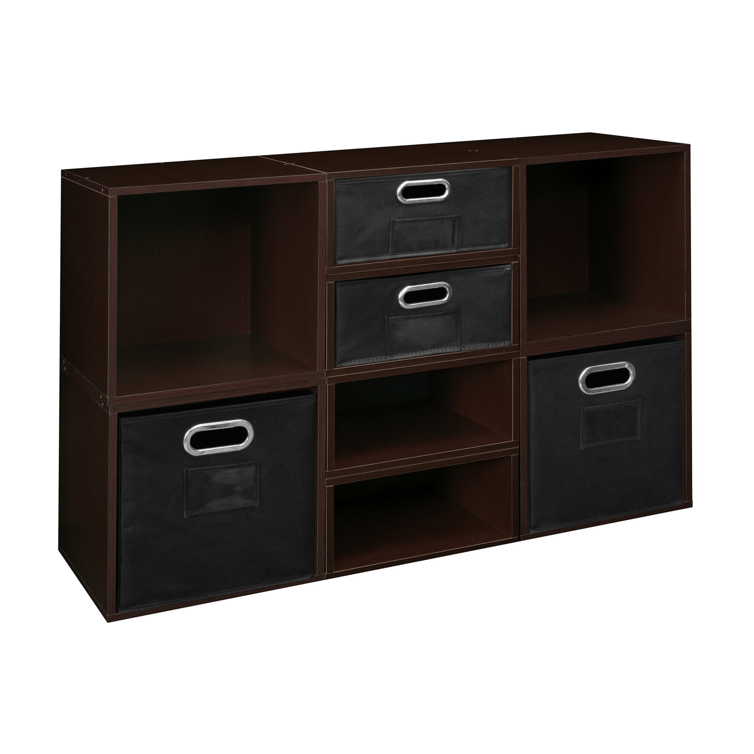 Niche Cubo Storage Set- 4 Full Cubes/4 Half Cubes with Foldable Storage ...