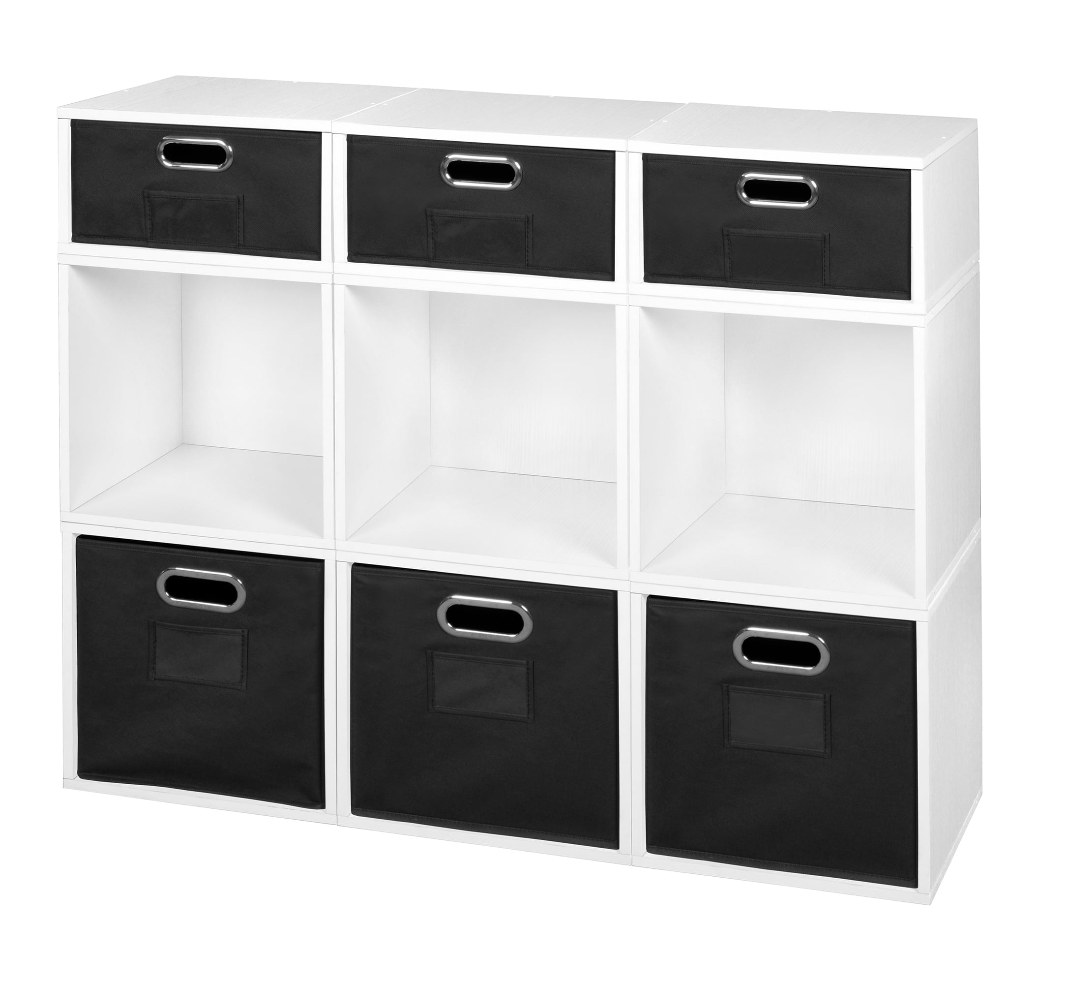 Niche Cubo Storage Set- 6 Full Cubes/3 Half Cubes with Foldable Storage ...