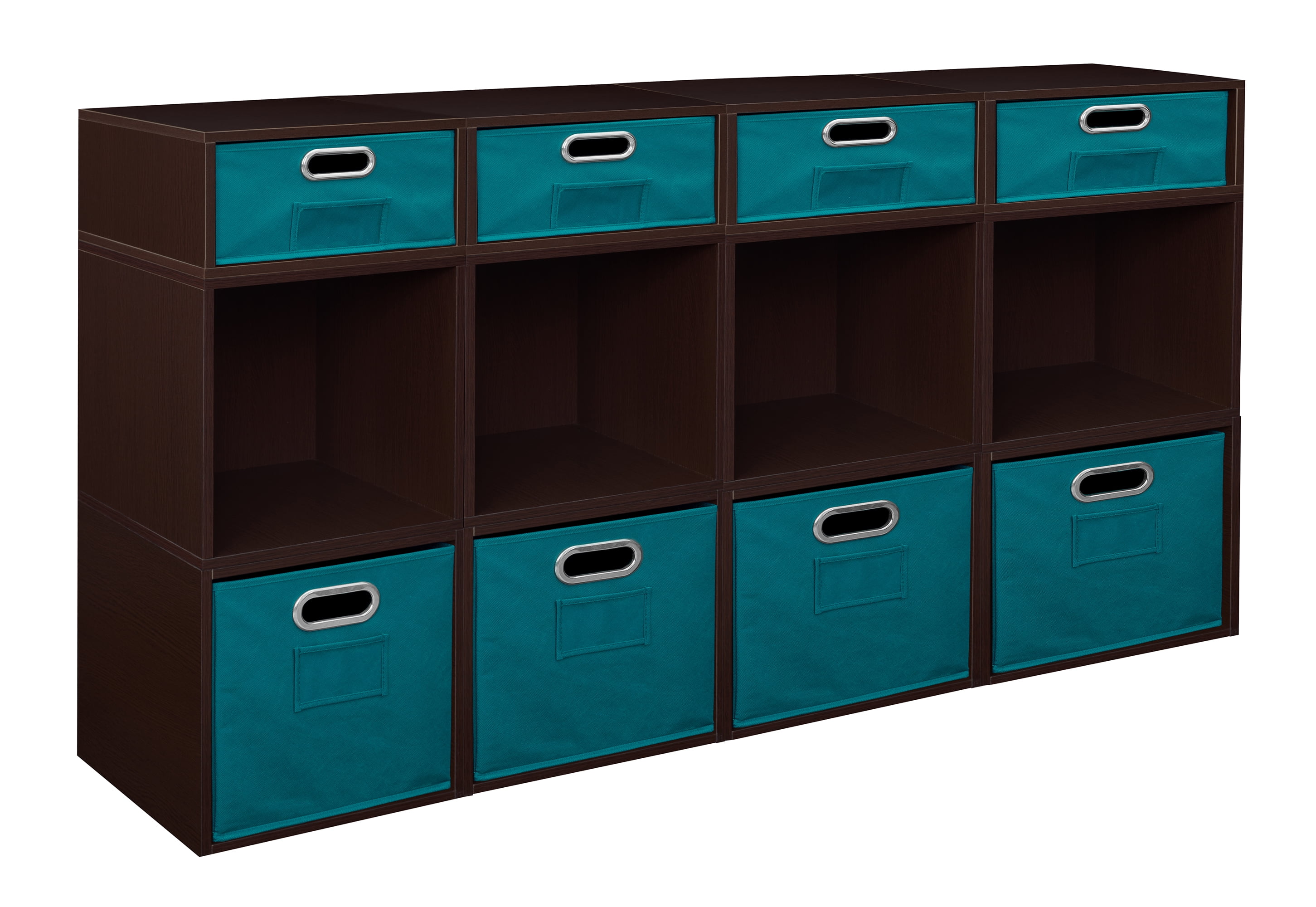 Niche Cubo Storage Set- 8 Full Cubes/4 Half Cubes with Foldable Storage ...