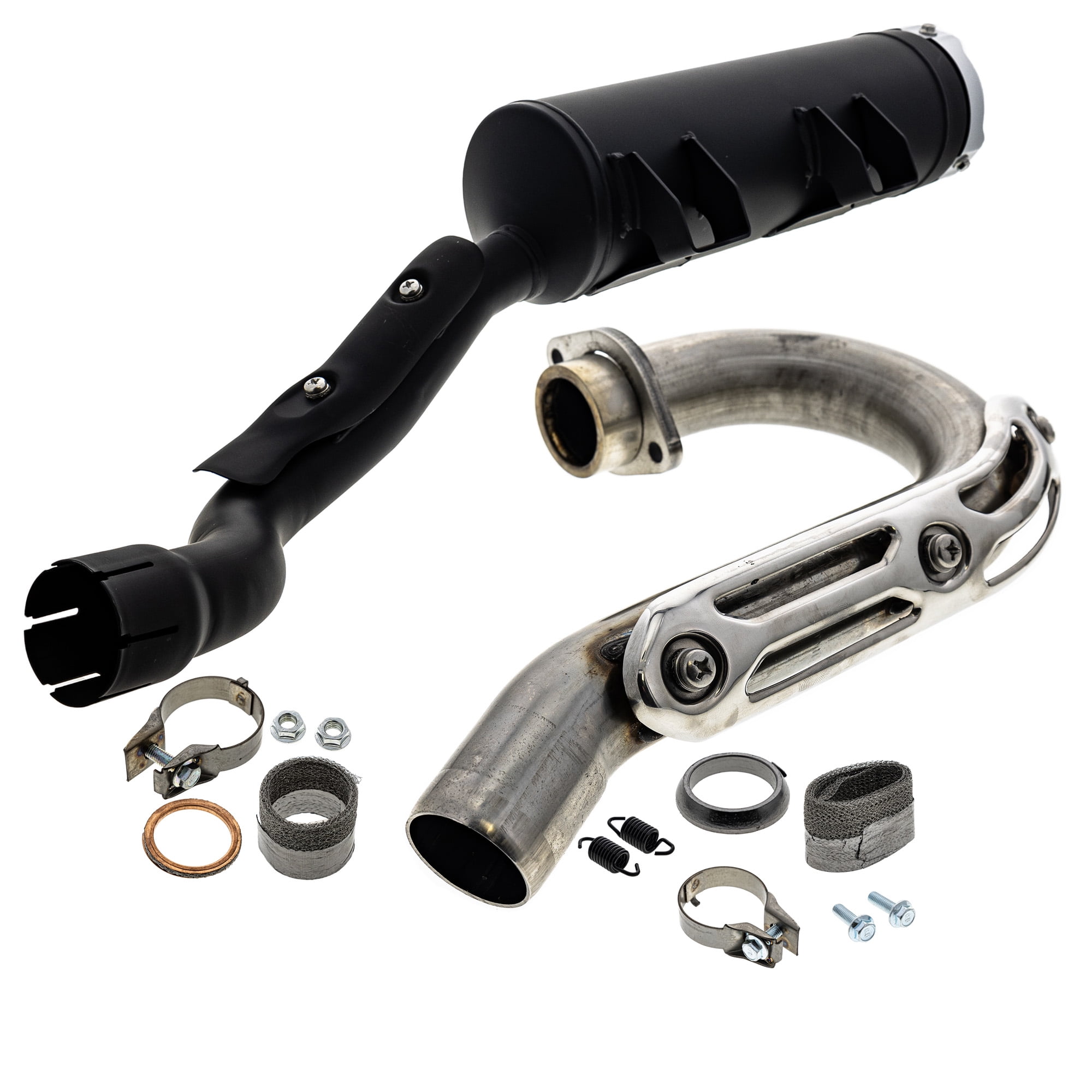 Niche Exhaust Kit Muffler Silencer Header Manifold for Yamaha YFZ450 ...