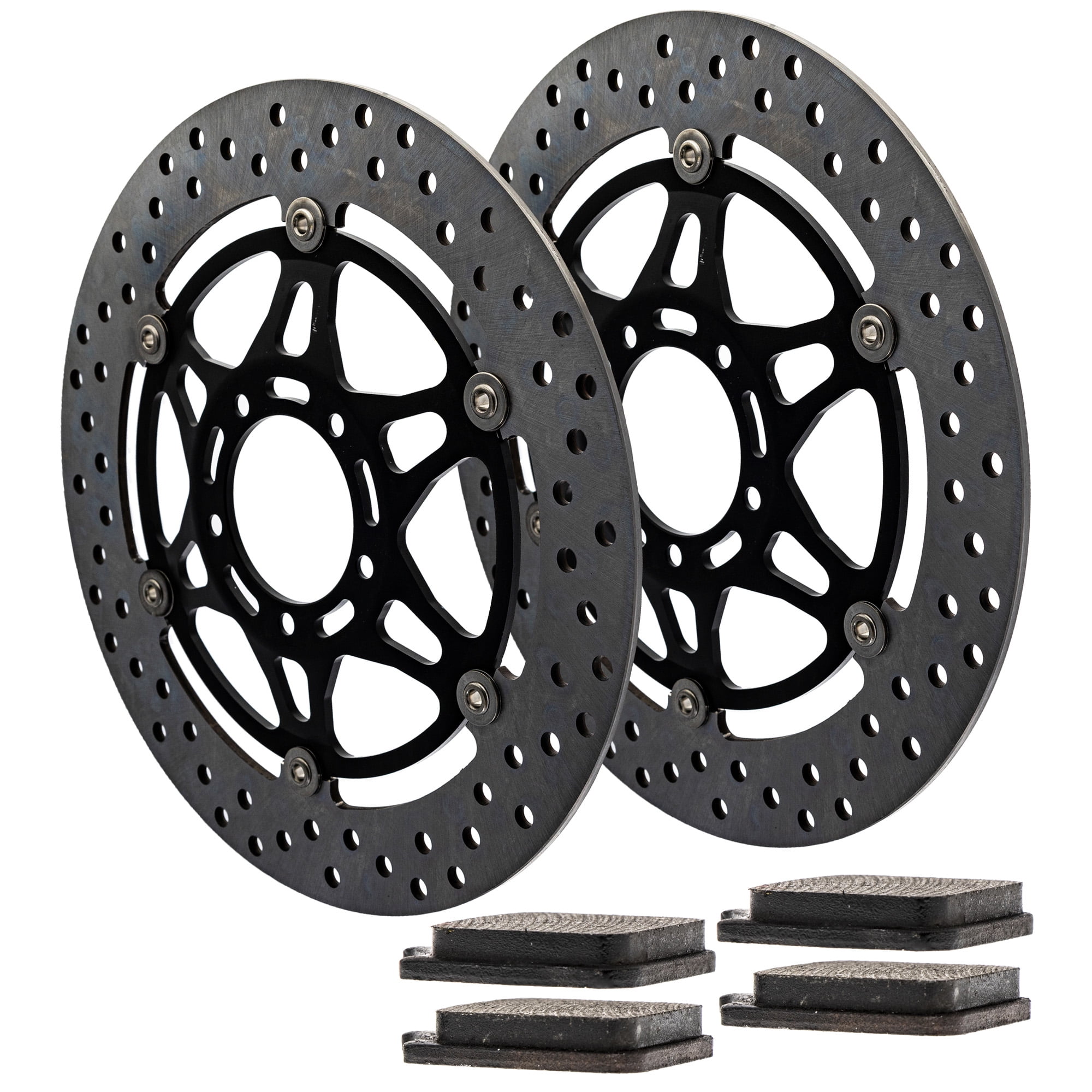 Niche Front Brake Rotor Pad Kit for Ducati 61340301A 49240751A ...