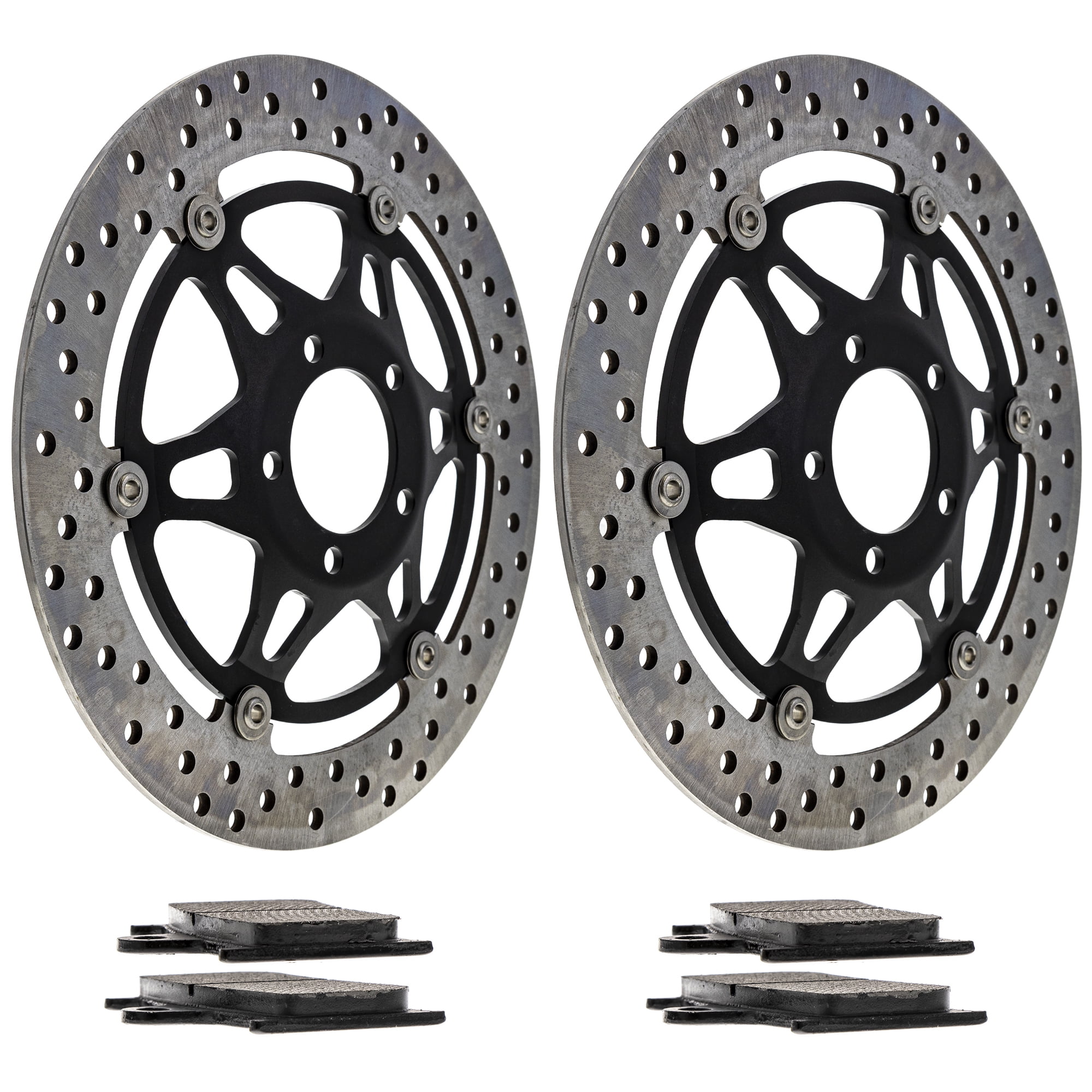 Niche Front Brake Rotor Pad Kit for Suzuki 59300-17811 59210-01D11 ...