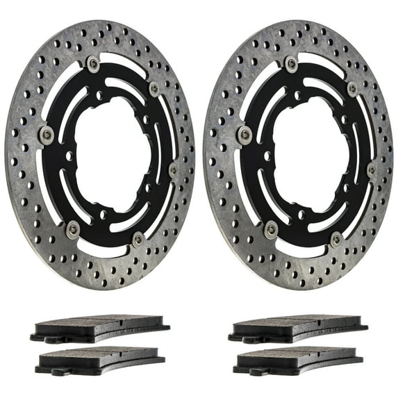 Niche Front Brake Rotor Pad Kit for Suzuki Hayabusa 59100-14850 ...