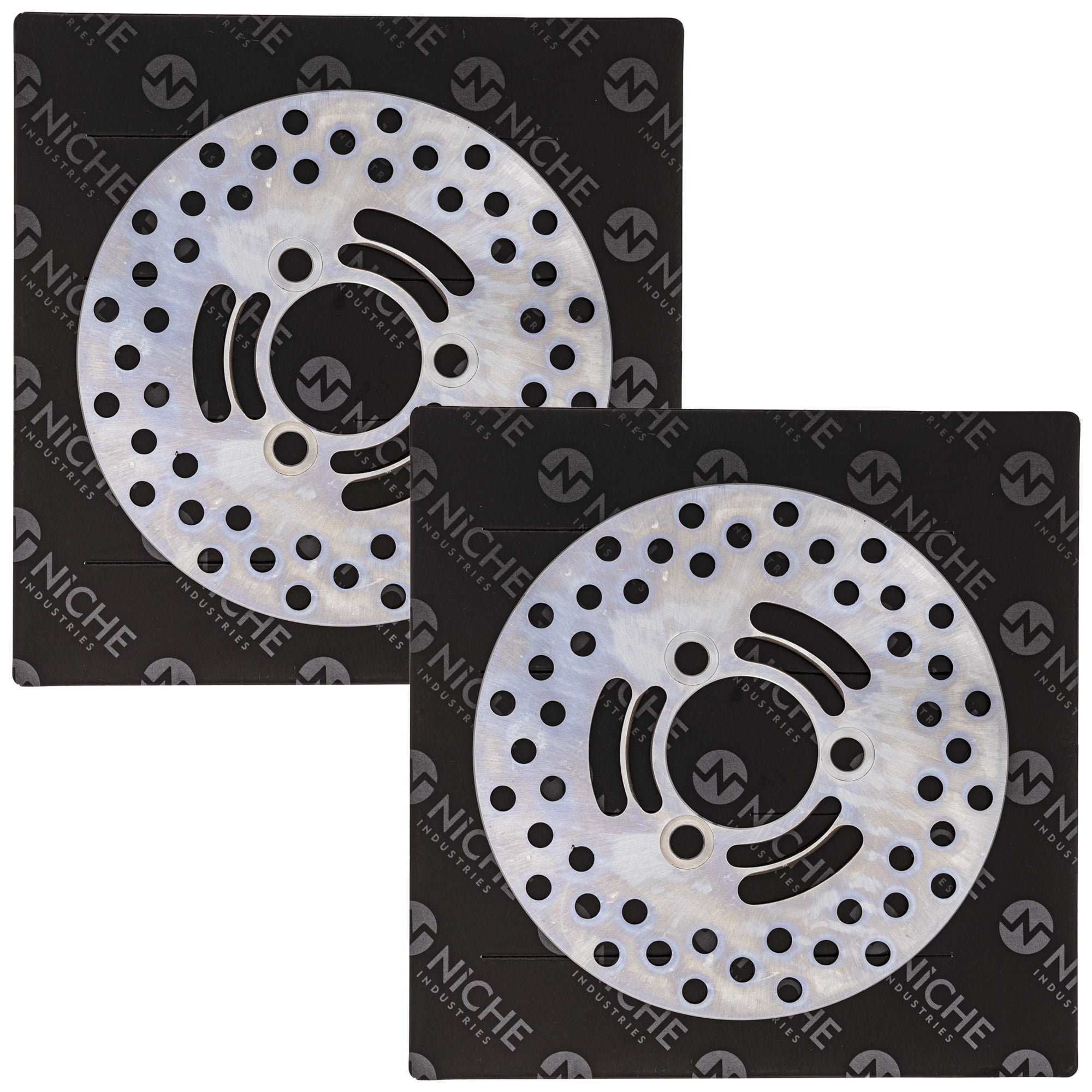 Niche Front Brake Rotor Set for Suzuki QuadRacer 500 59211-43B00 ATV ...