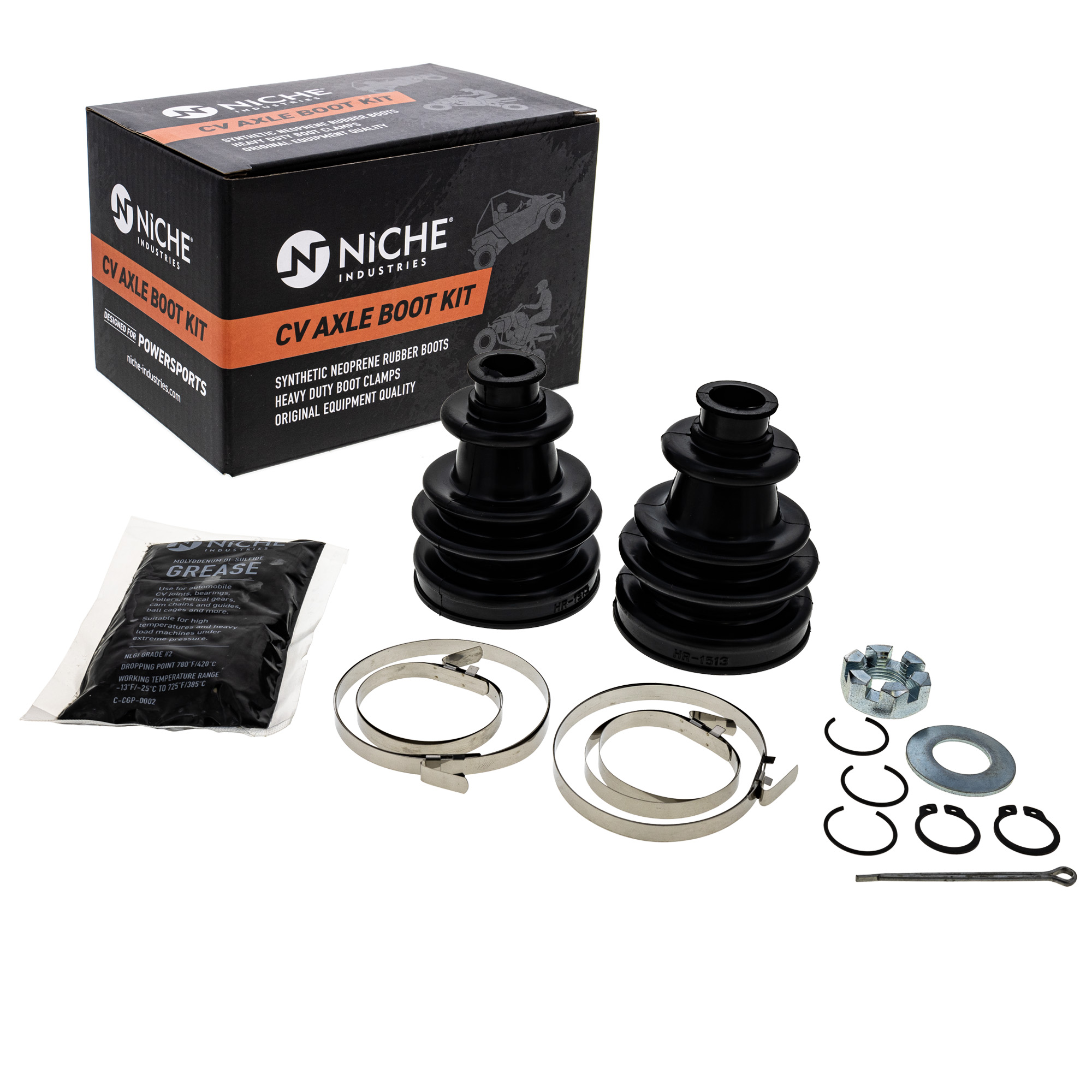 Niche Front CV Axle Boot Kit for Polaris Ranger EV Li-ion UTV 519 ...