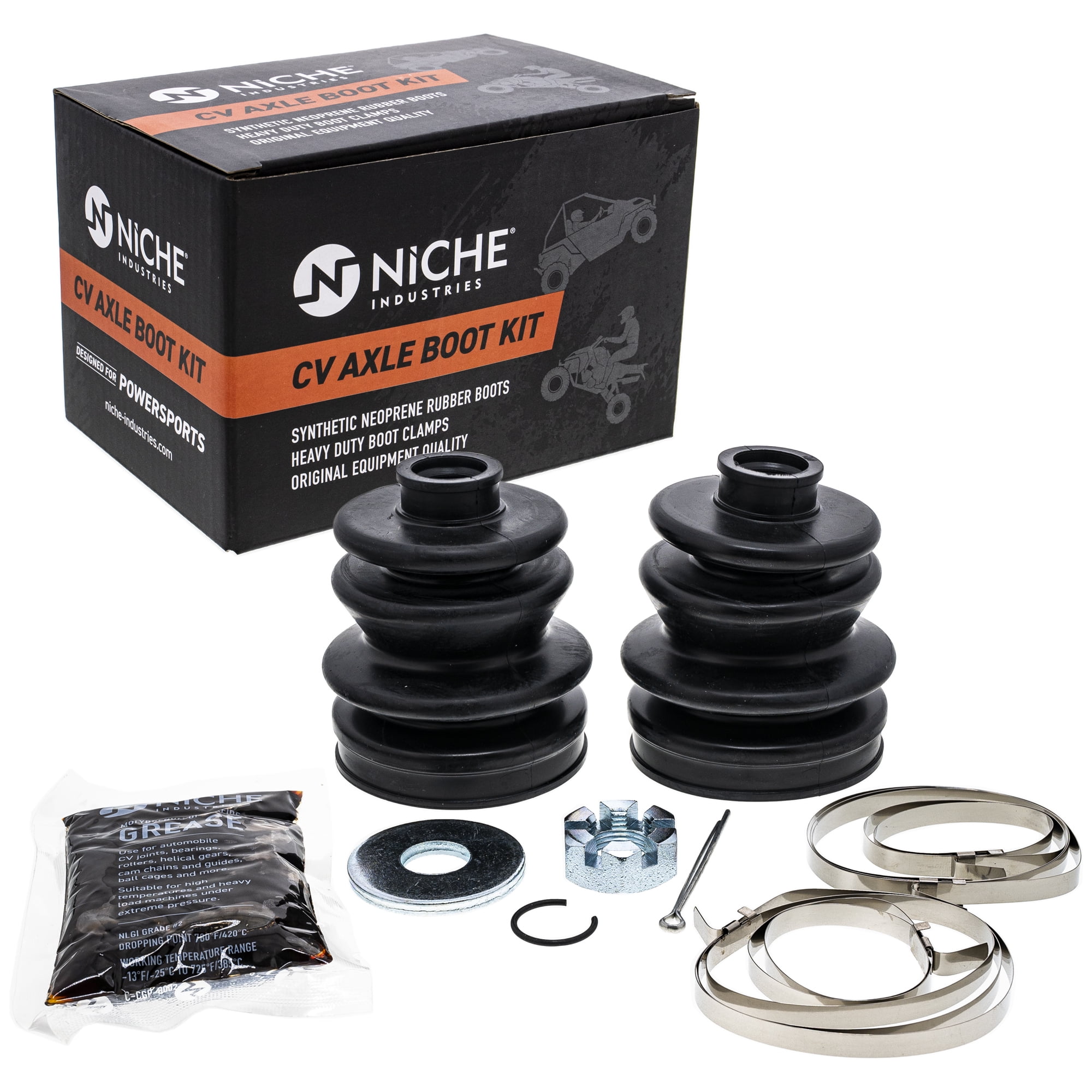 Niche Front Rear CV Axle Boot Kit for Arctic Cat 400 500 1436-207 ATV ...