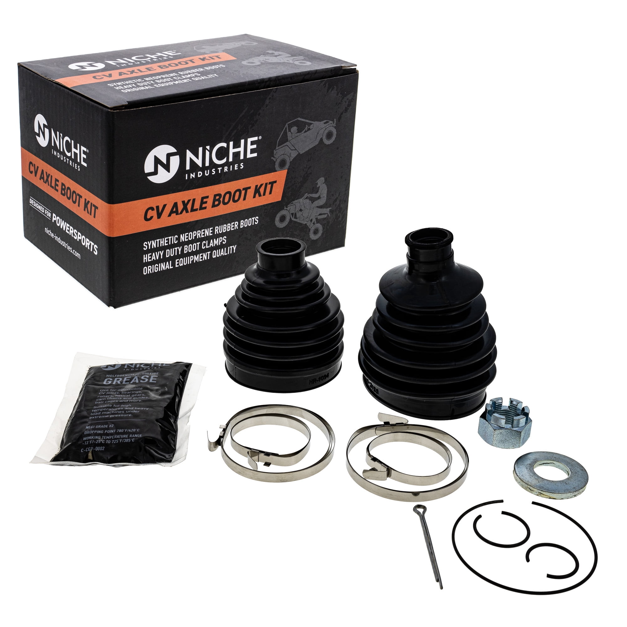 Niche Front CV Axle Boot Kit for Polaris RZR Pro XP 4 UTV 519-KCV2393B ...