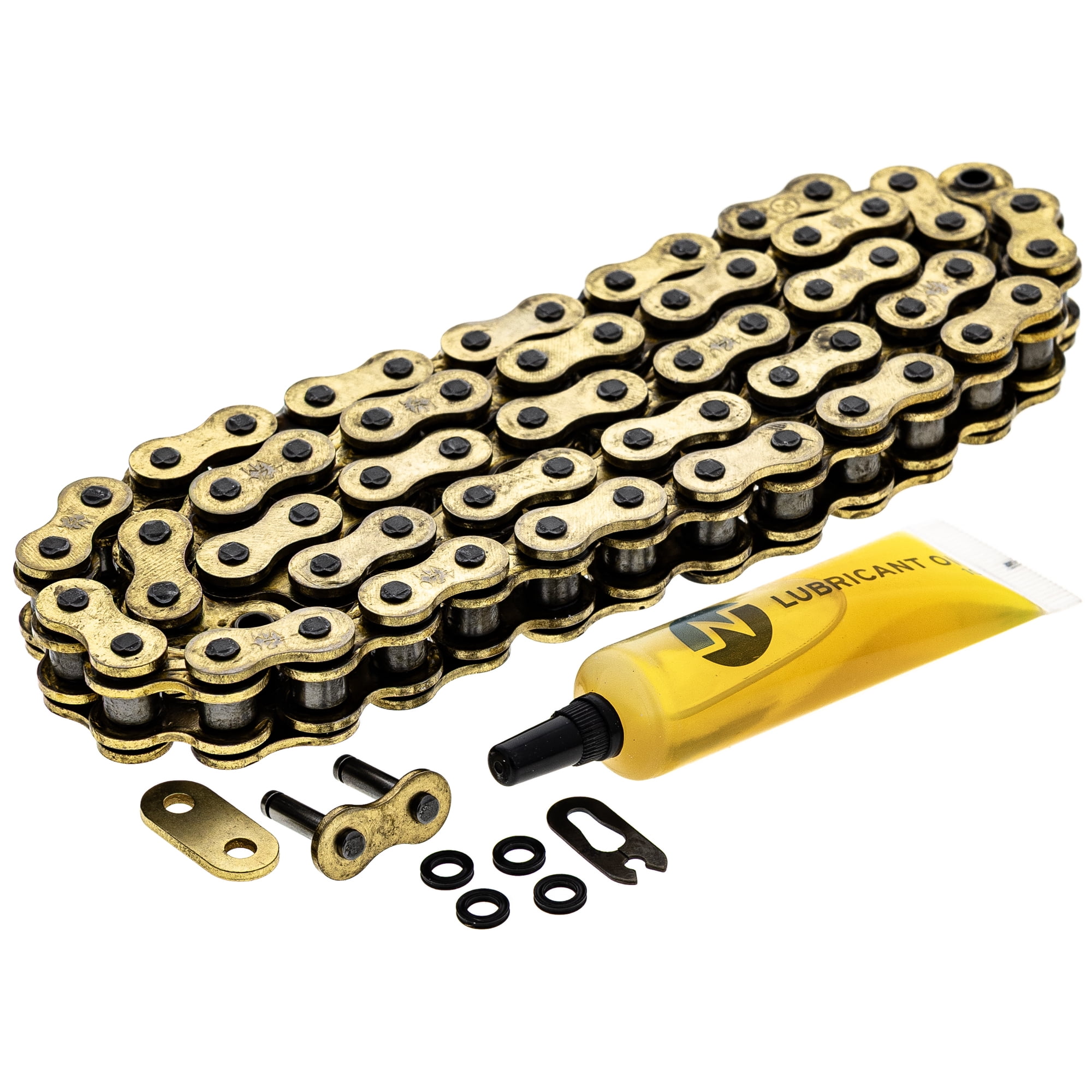 Niche Gold 420 X-Ring Chain 64 Links With Master Link Motorcycle 519 ...