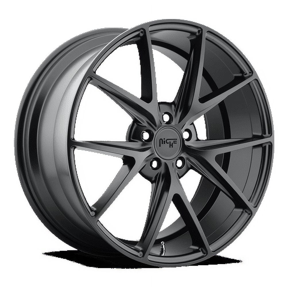 Niche M117 Misano 18X8 5X115 40Et 66.56Cb Matte Black Wheel - Walmart.com