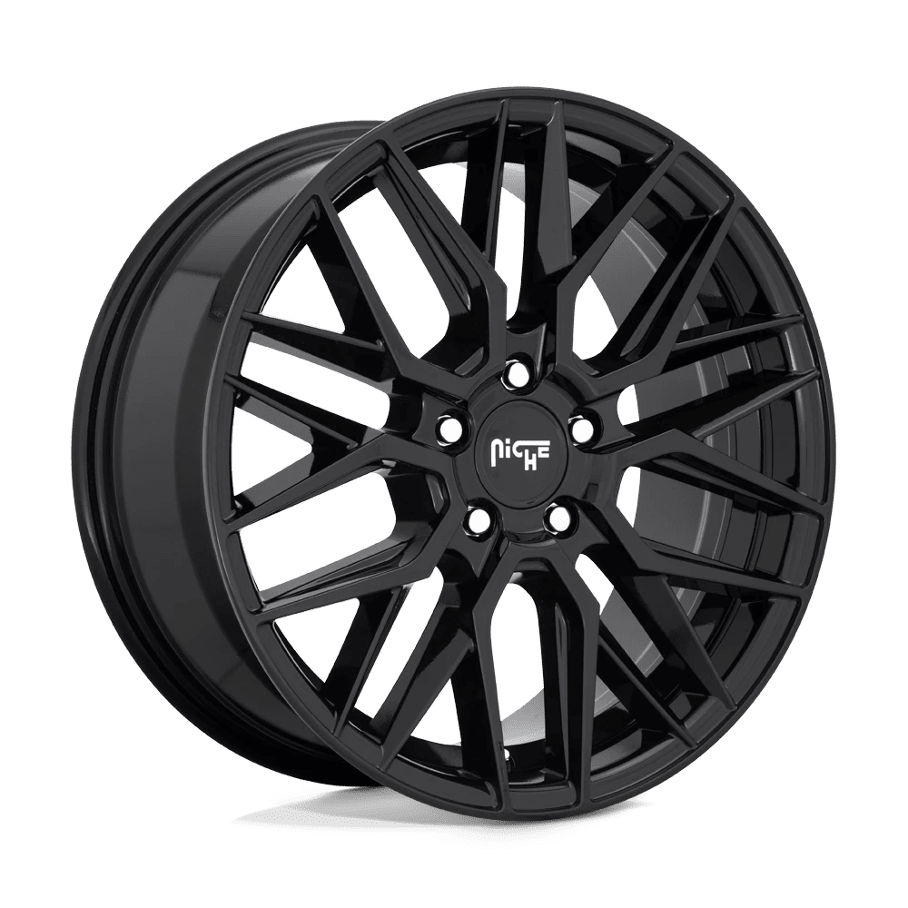 Niche M224 Gamma 18X8 5X112 42Et 72.56Cb Gloss Black Wheel - Walmart.com